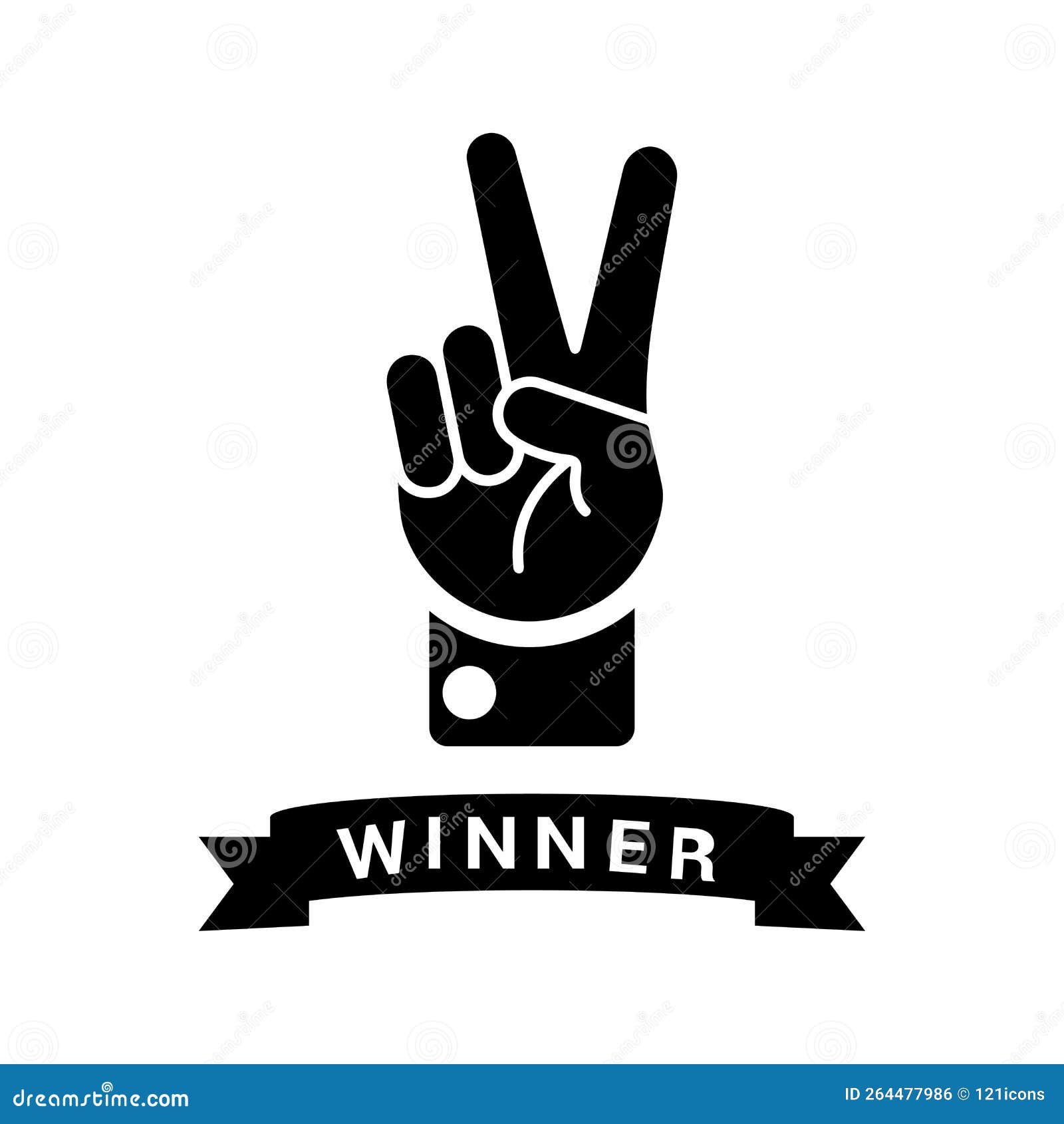 Victory icon stock illustration. Illustration of prize - 264477986