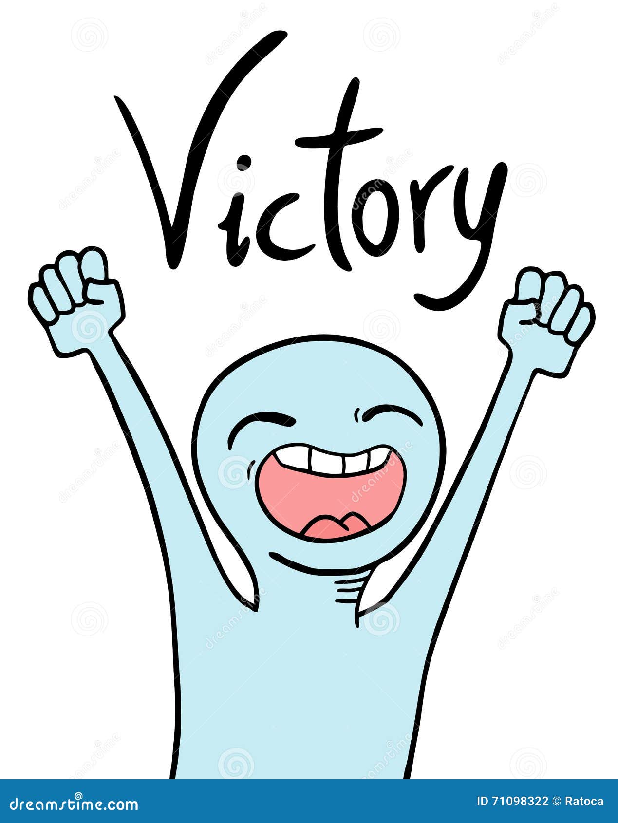 Victory message stock vector. Illustration of game, character - 71098322