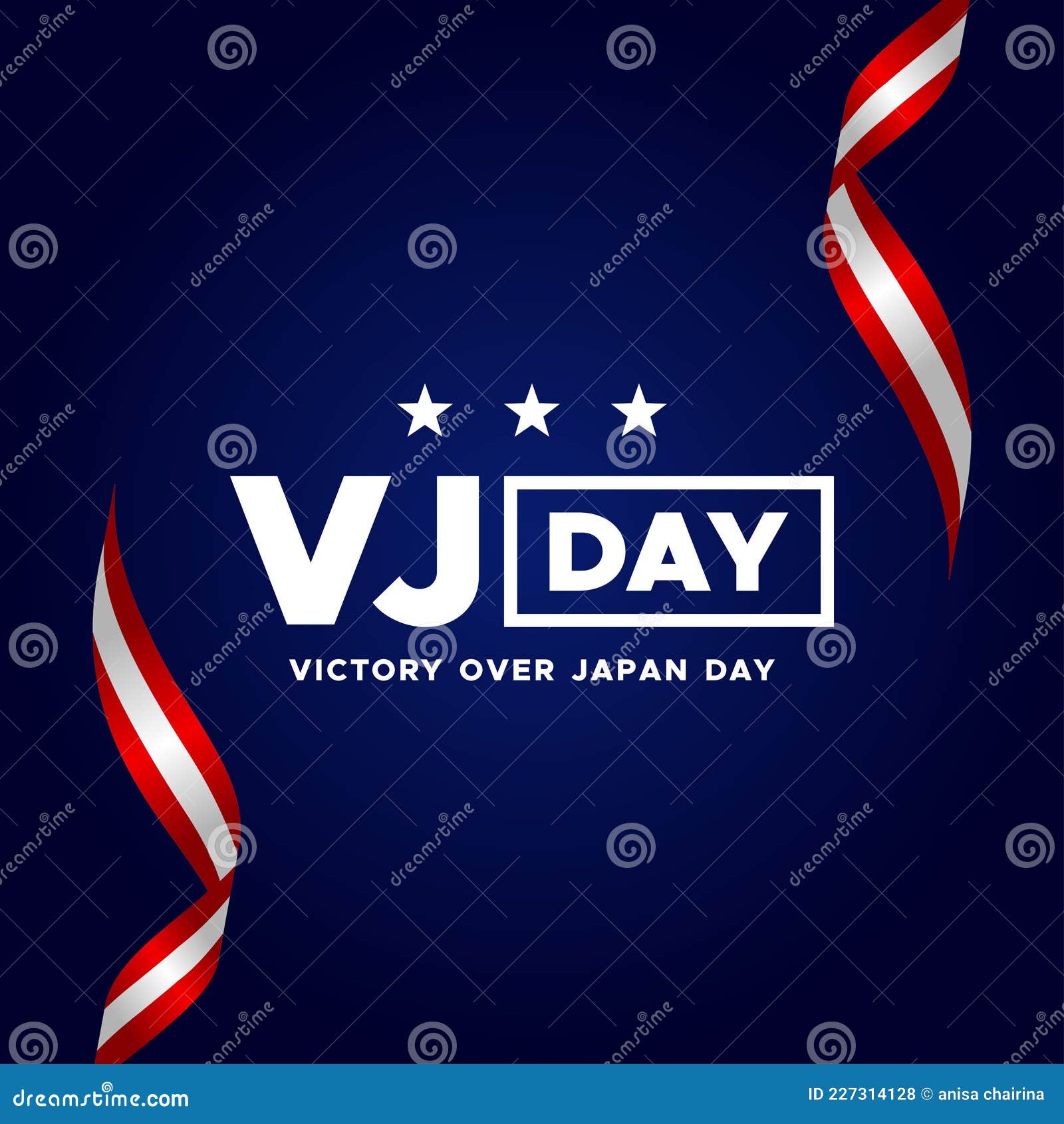 Victory Over Japan Day Background Design Stock Vector - Illustration of ...