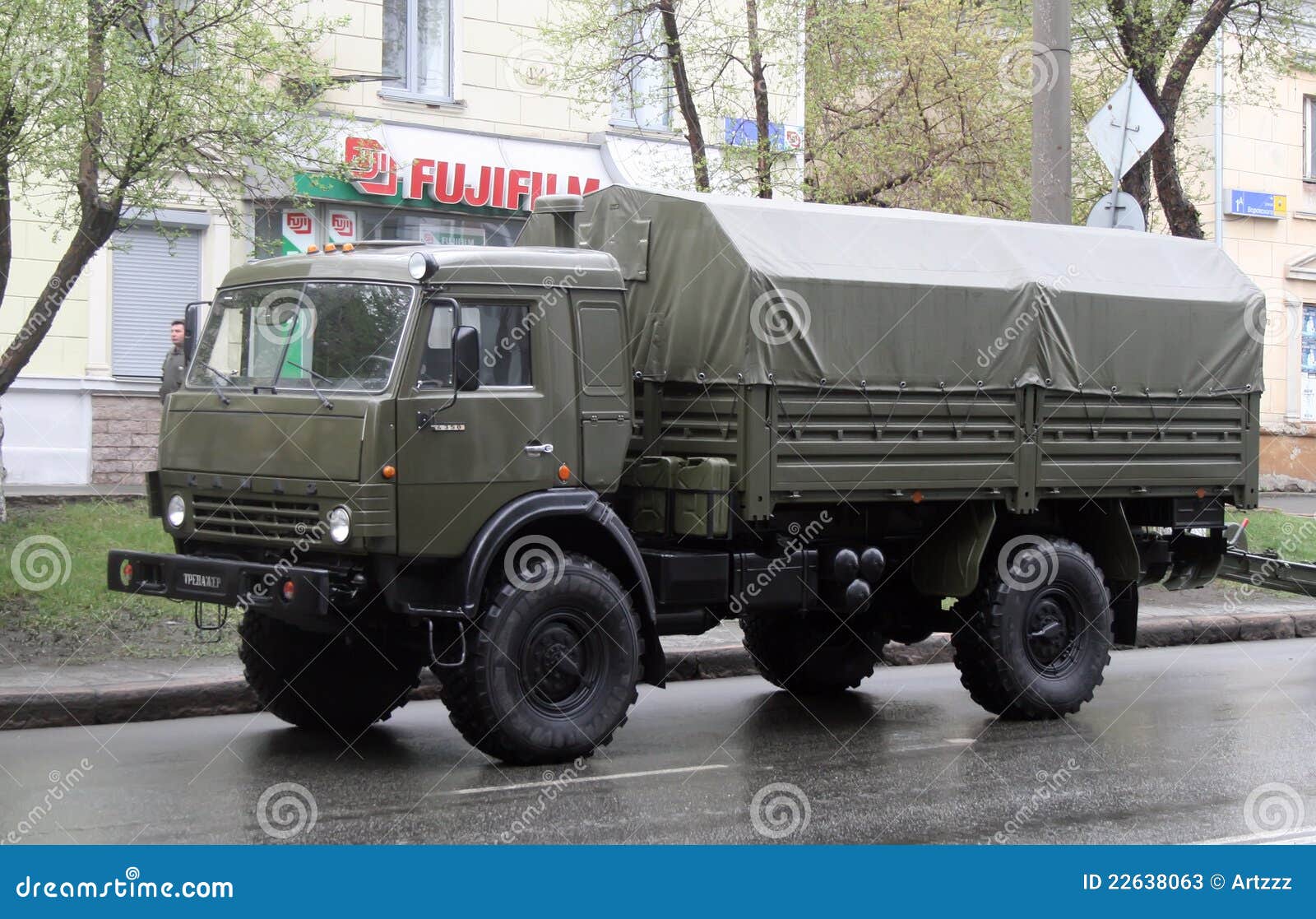 KamAZ 4350 Is A Rough Terrain Truck Designed For Military Applications ...