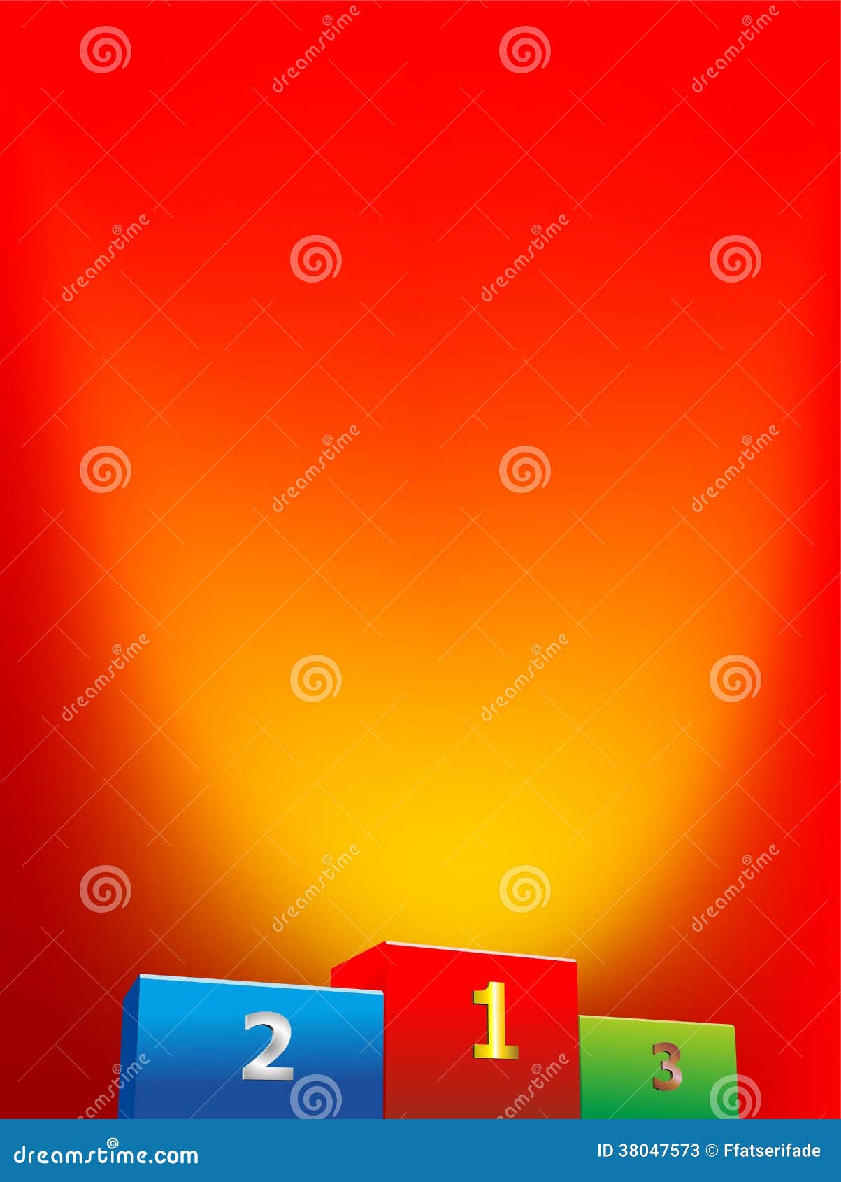 Victory podium stock illustration. Illustration of rank - 38047573