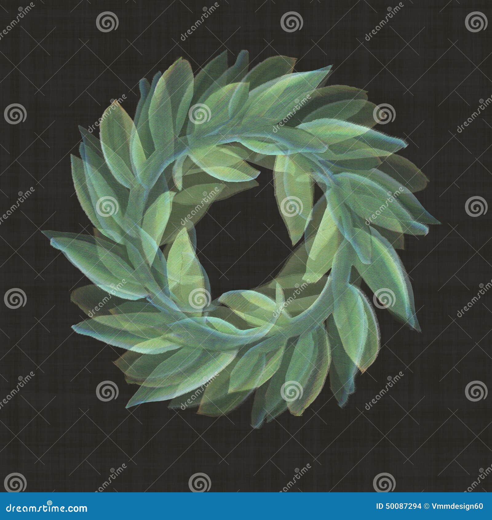Victory Roman Laurel Wreath In A Repeat Pattern Stock Photography ...