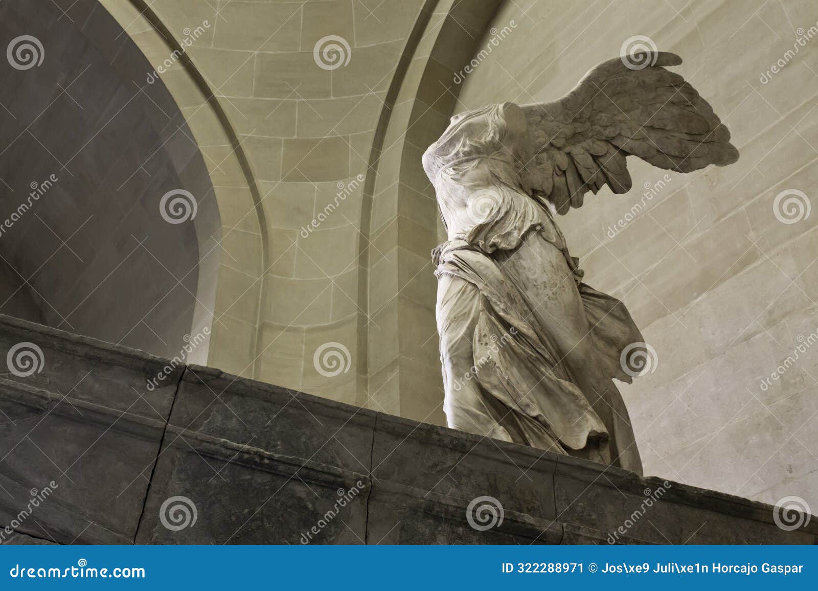 Victory of Samotracia at Louvre Museum, Paris Stock Image - Image of ...