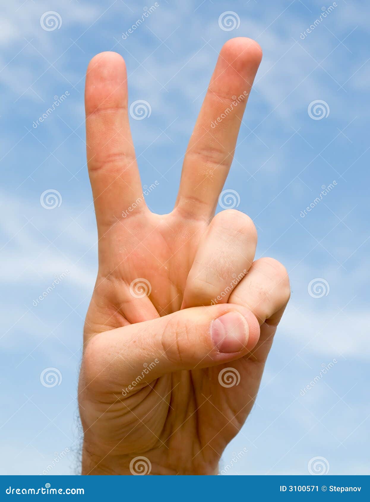 Victory Sign Stock Image - Image: 3100571