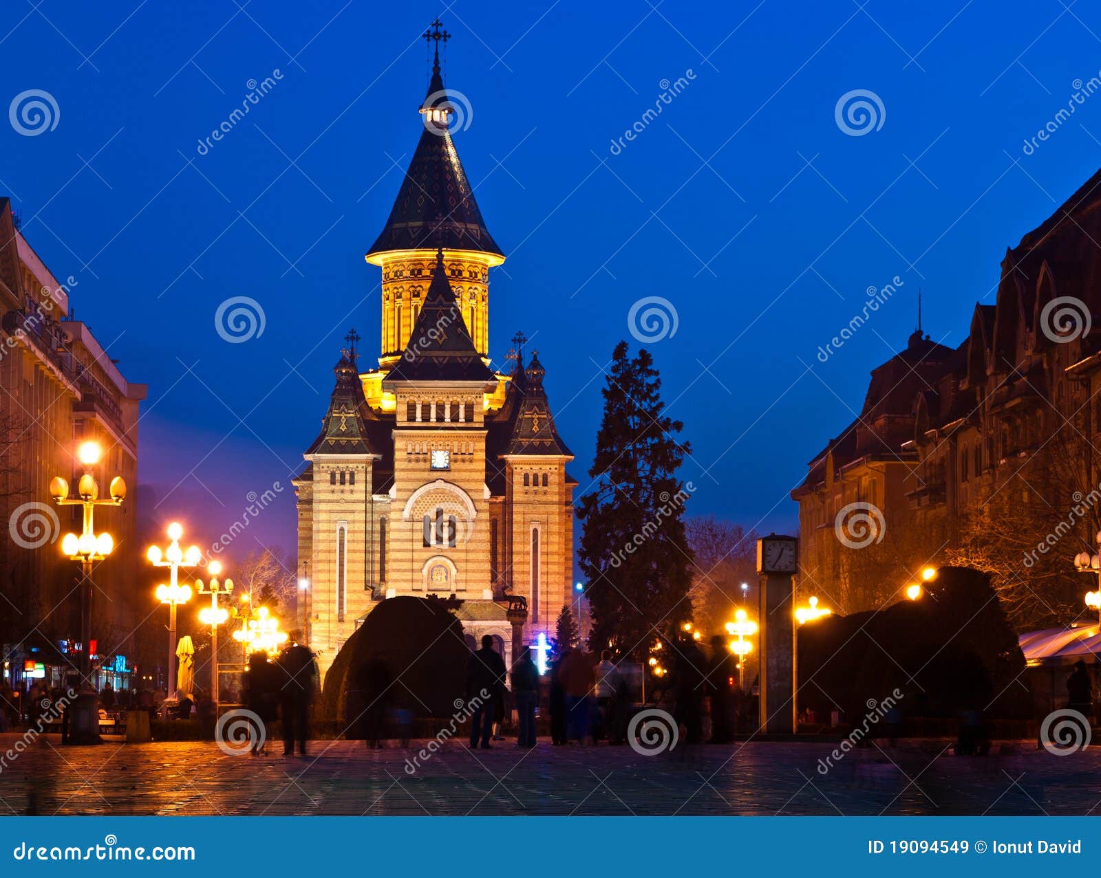 Victory square, Timisoara stock image. Image of magic - 19094549