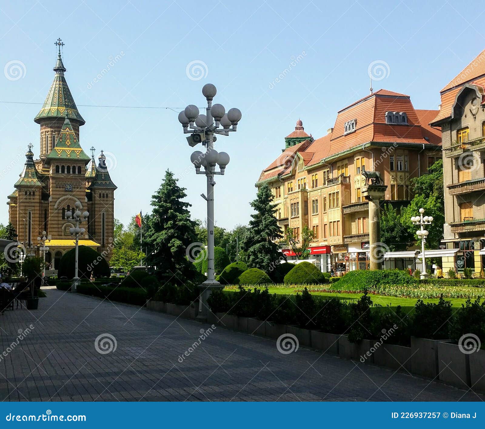 Victory Square of Timisoara, Romania Editorial Photography - Image of ...
