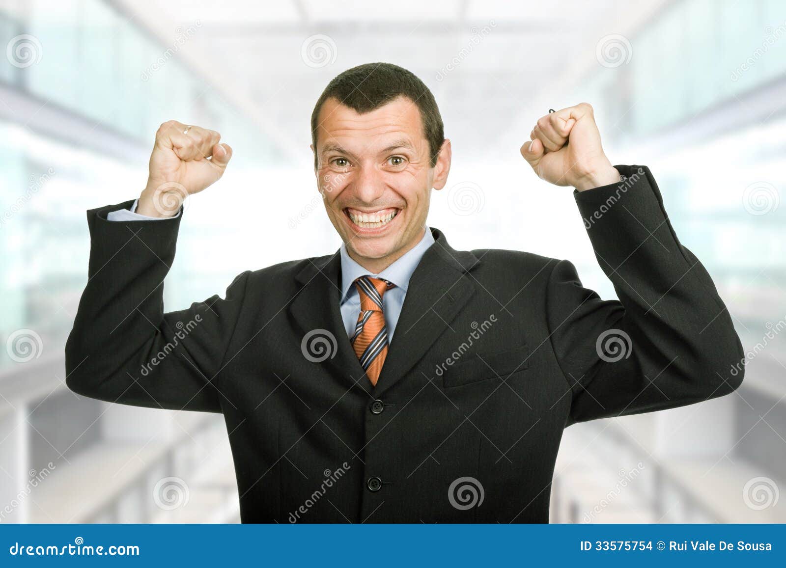Victory stock photo. Image of businessman, victory, active - 33575754