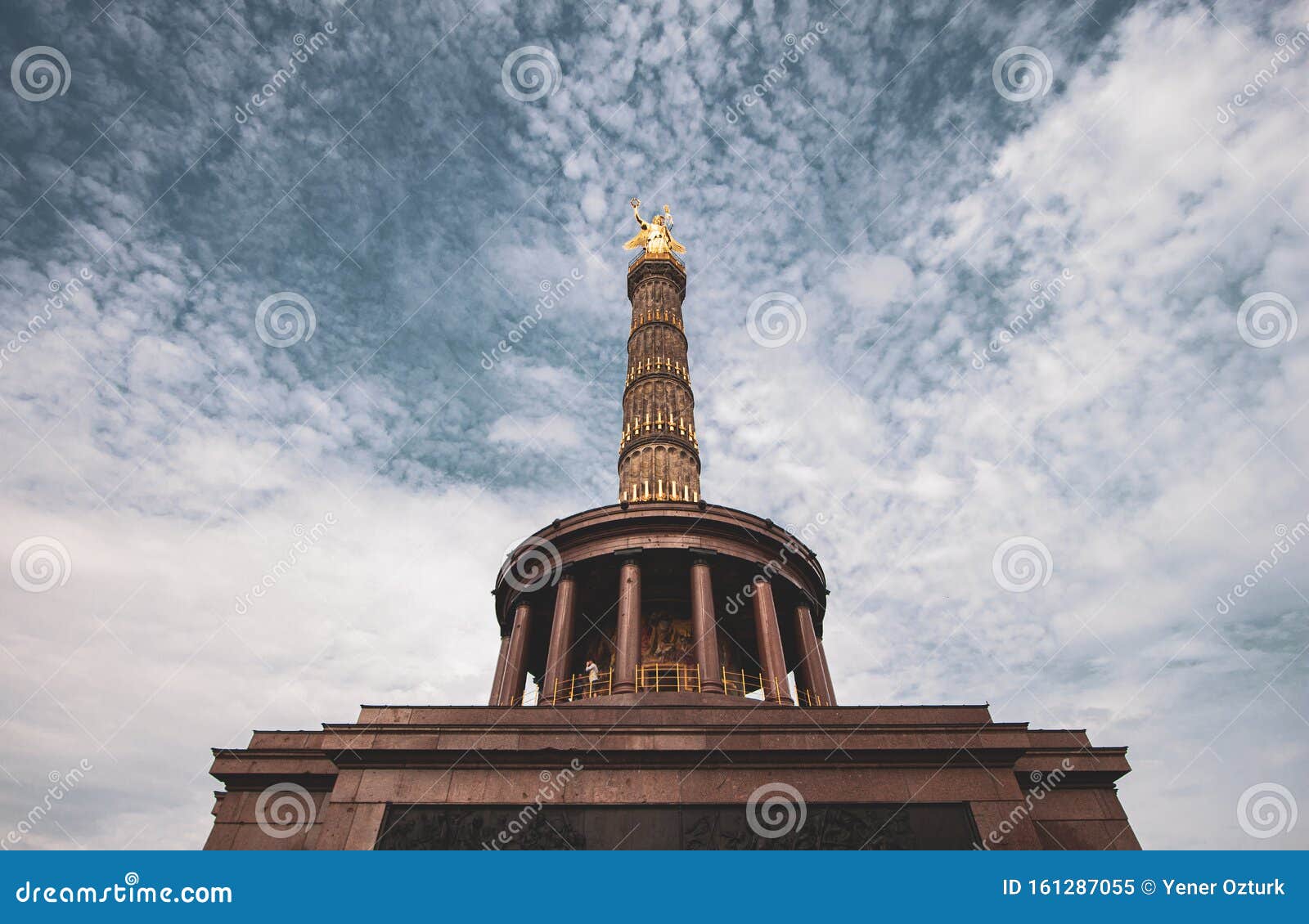 Victory Tower with Blue Skies Stock Image - Image of tower, nice: 161287055