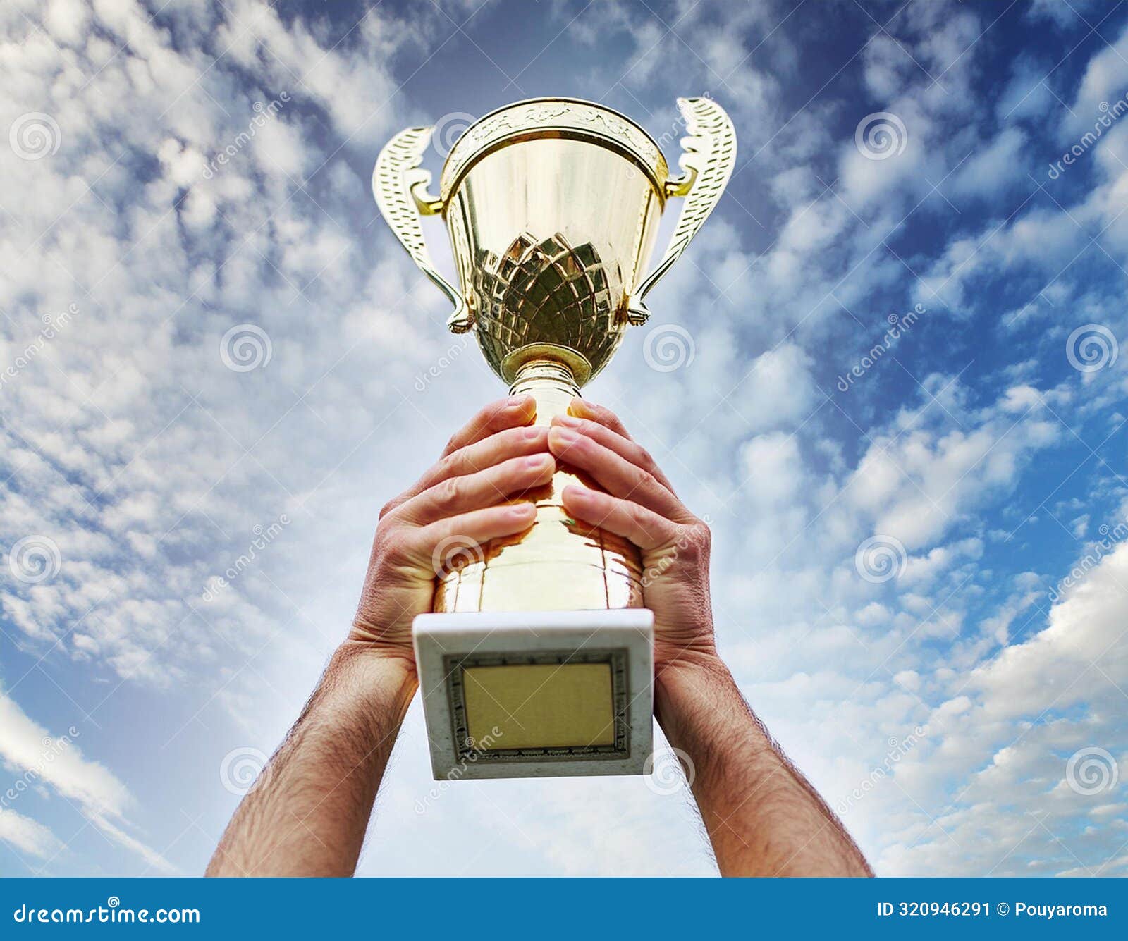 The Victory Trophy stock illustration. Illustration of brand - 320946291