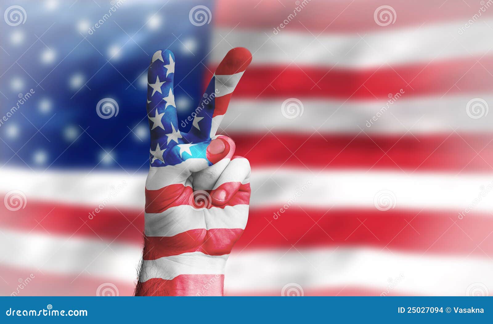Victory for the USA stock photo. Image of colors, national - 25027094