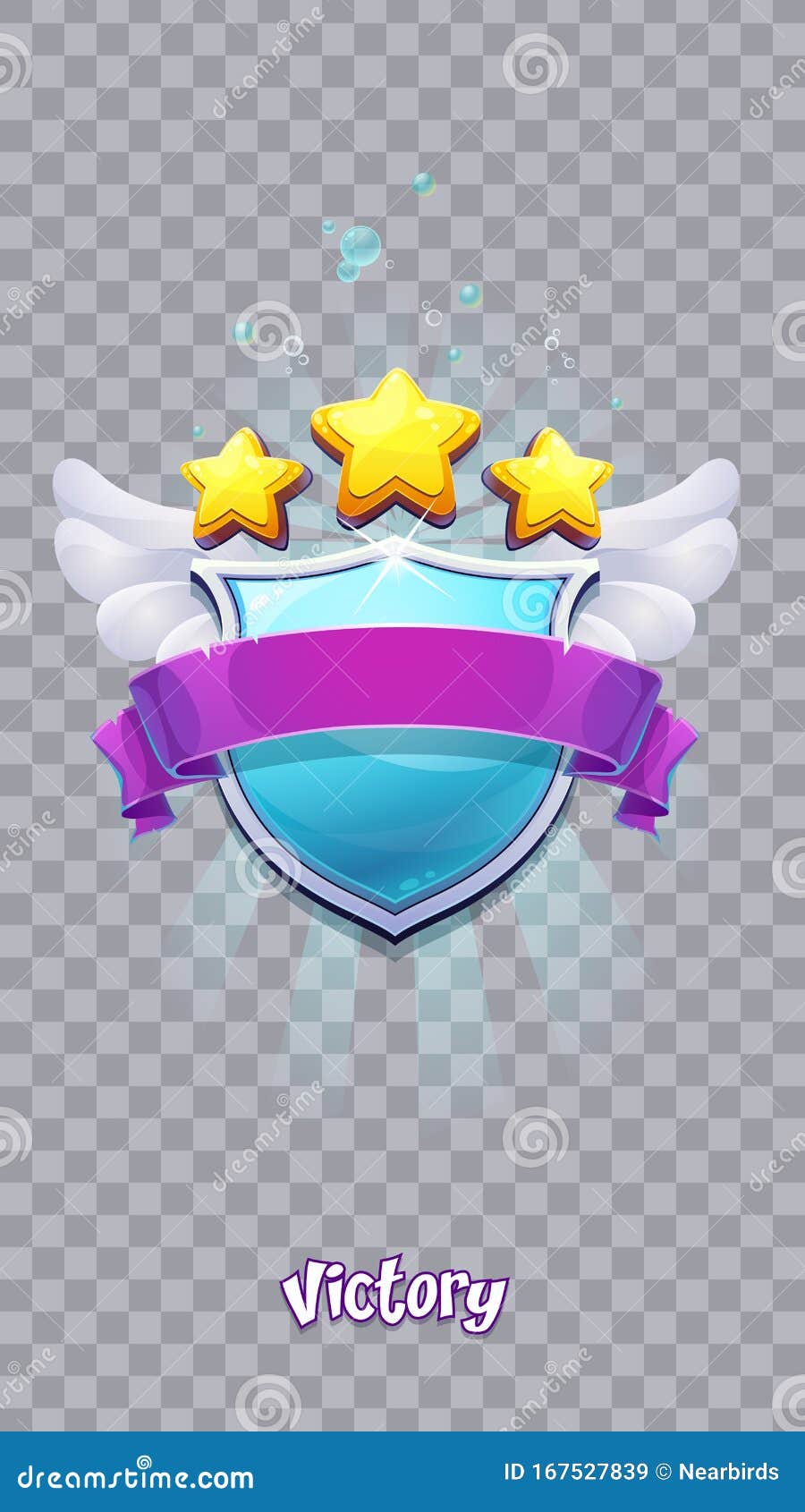 Victory Window Field on a Transparent Background Stock Vector ...