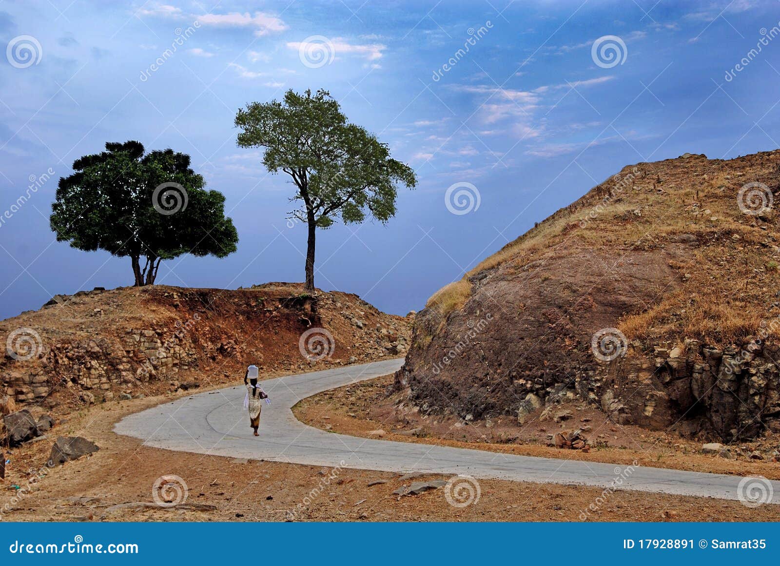 Vida rural india foto editorial. Imagen de aldeanos, piedra - 17928891