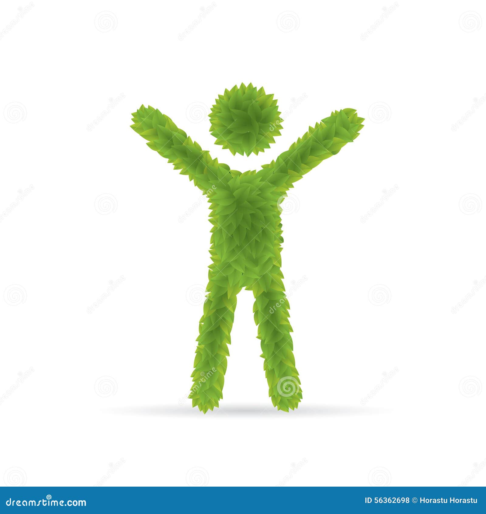 Vida verde ilustración del vector. Ilustración de cubo - 56362698