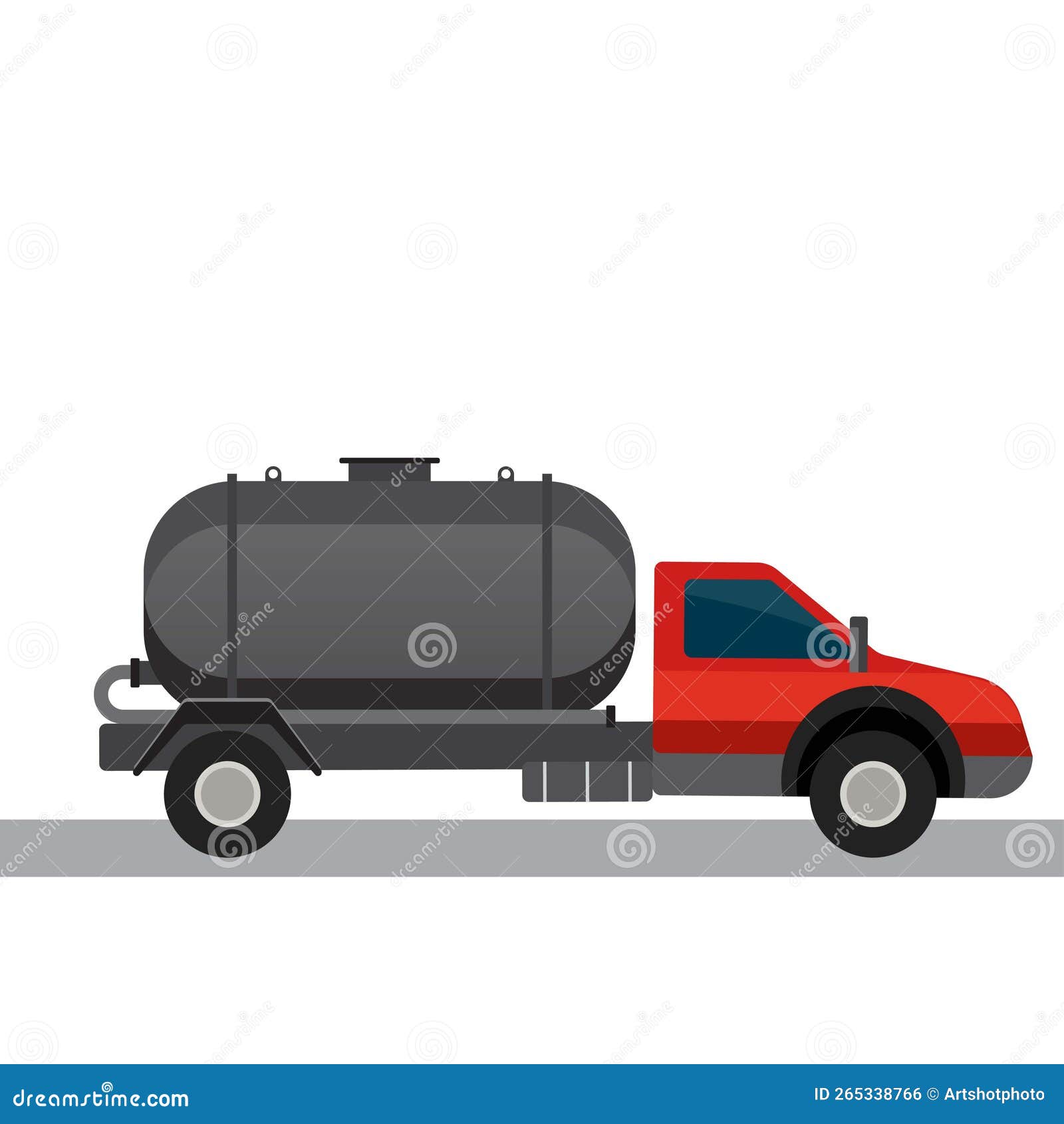 Septic Tank Truck Icon Vector Stock Illustration - Illustration of ...