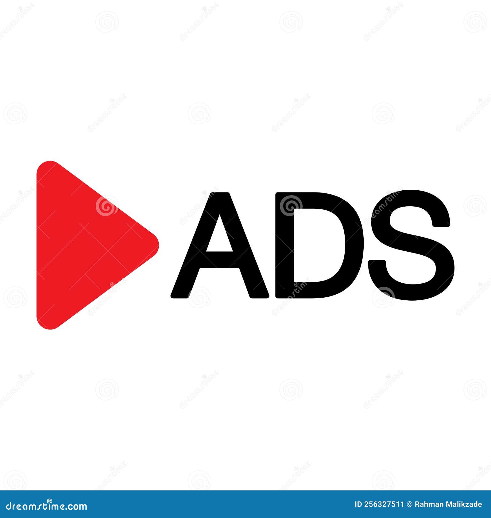 Video Ads Icon. Video Advertising Vector Illustration Stock Vector ...