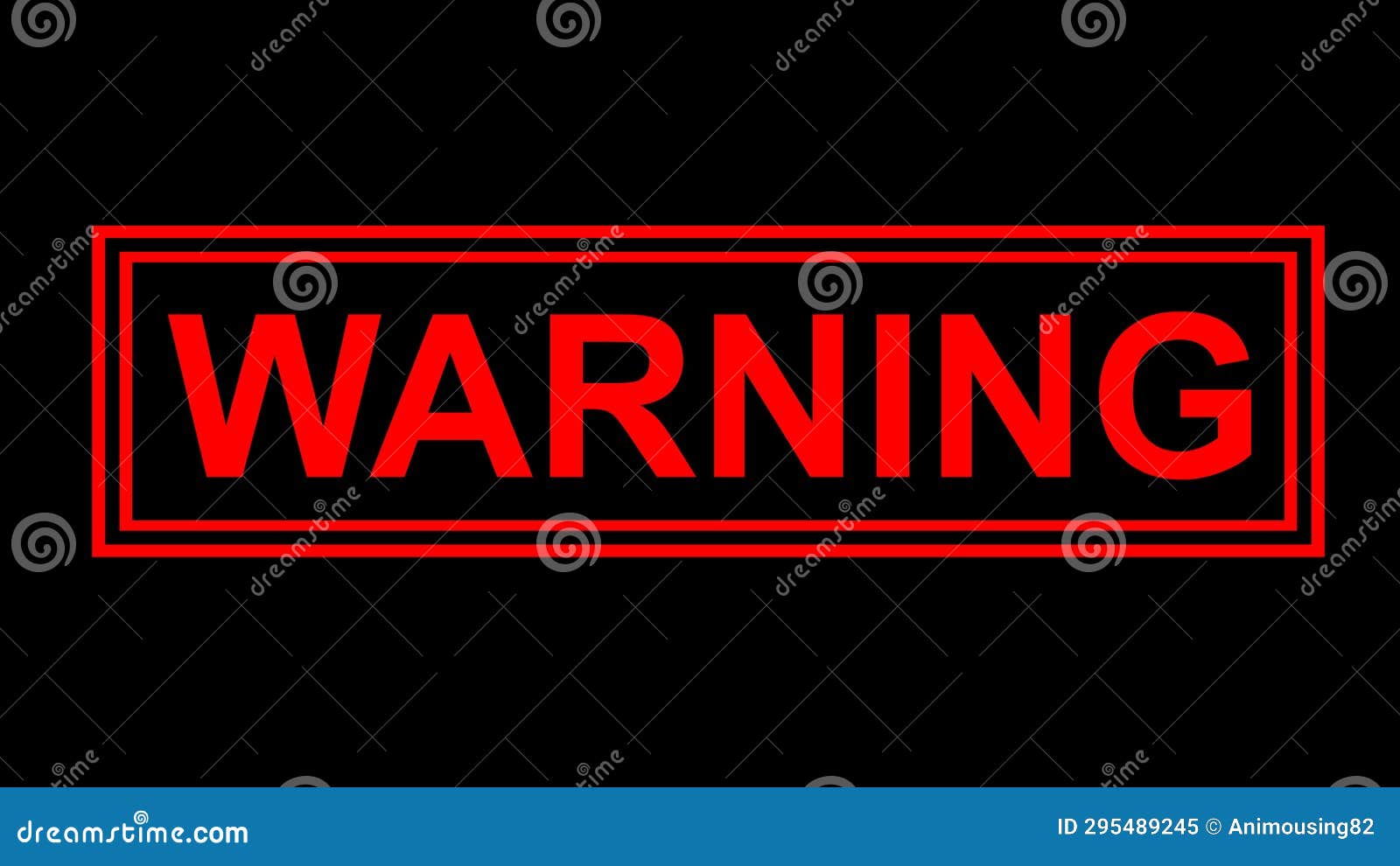 Video Animation Word Warning Alert Message Stock Video - Video of ...