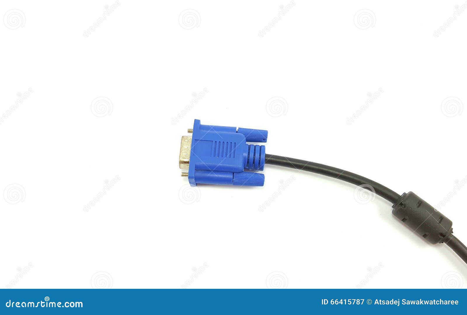 Video and audio cable stock image. Image of monitor, signal - 66415787