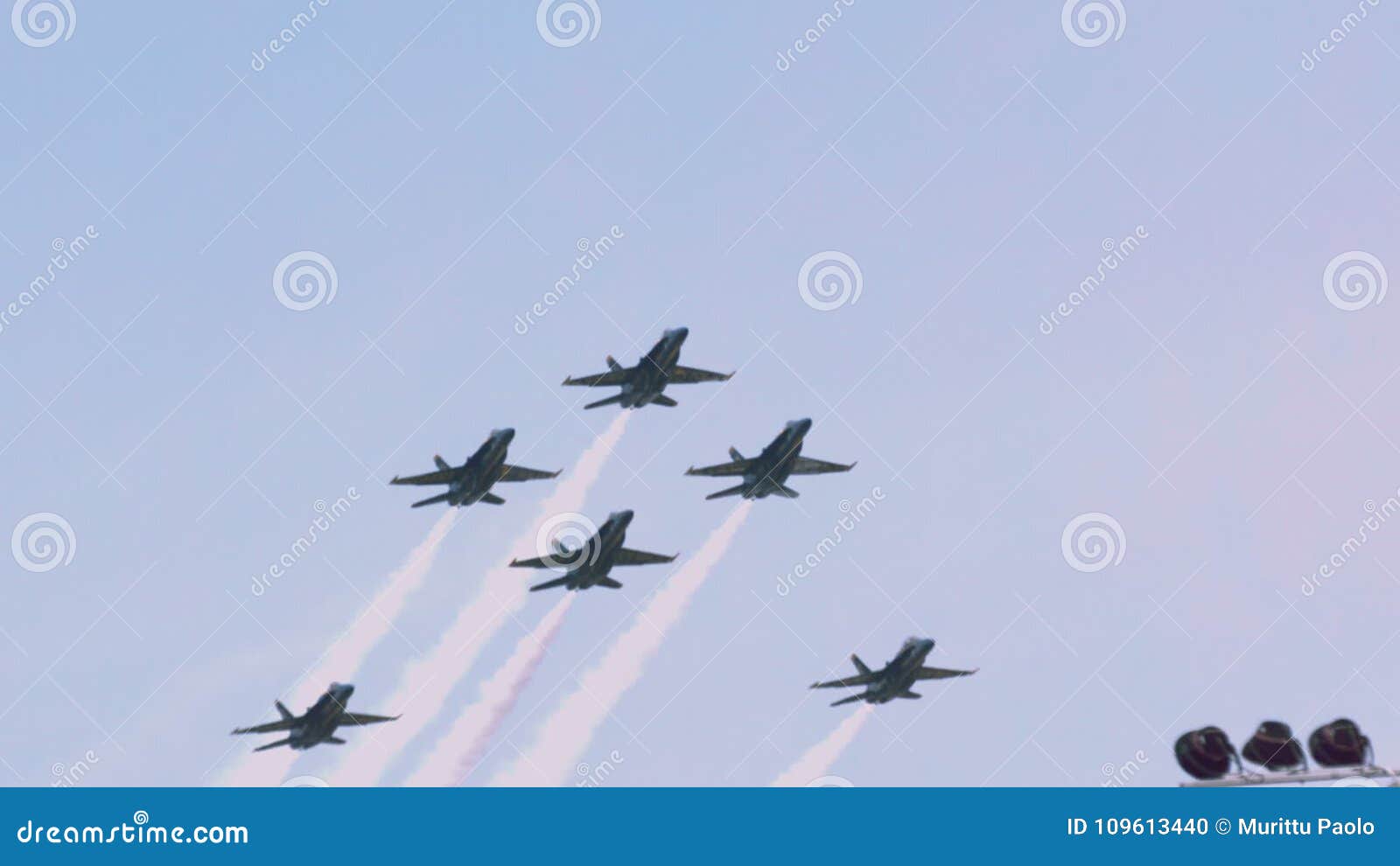 Blue Angels Breaking Out of Fleur De Lis Formation Slow Motion Stock ...