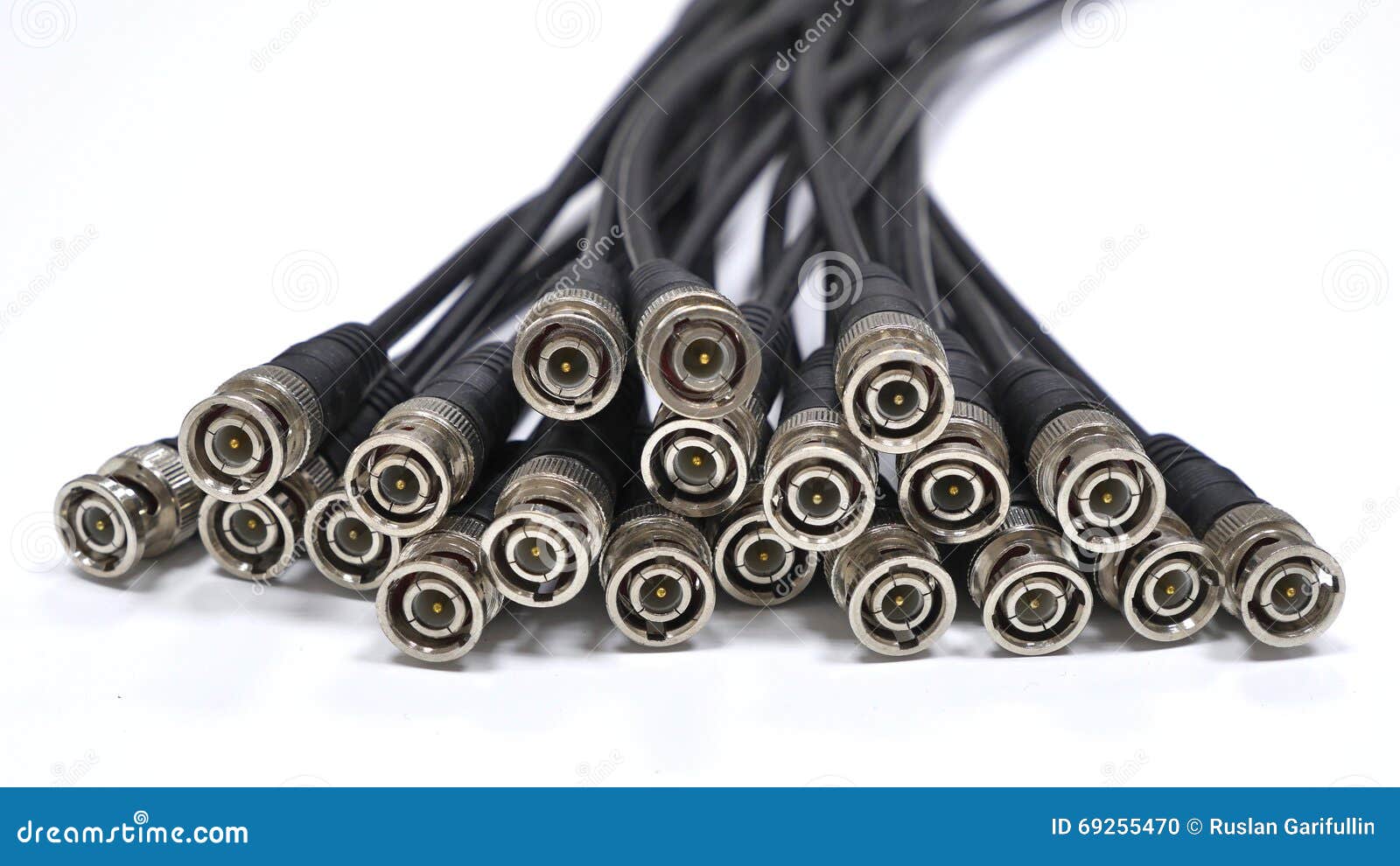 Video BNC Connectors in Systems Media Centers Stock Photo - Image of ...