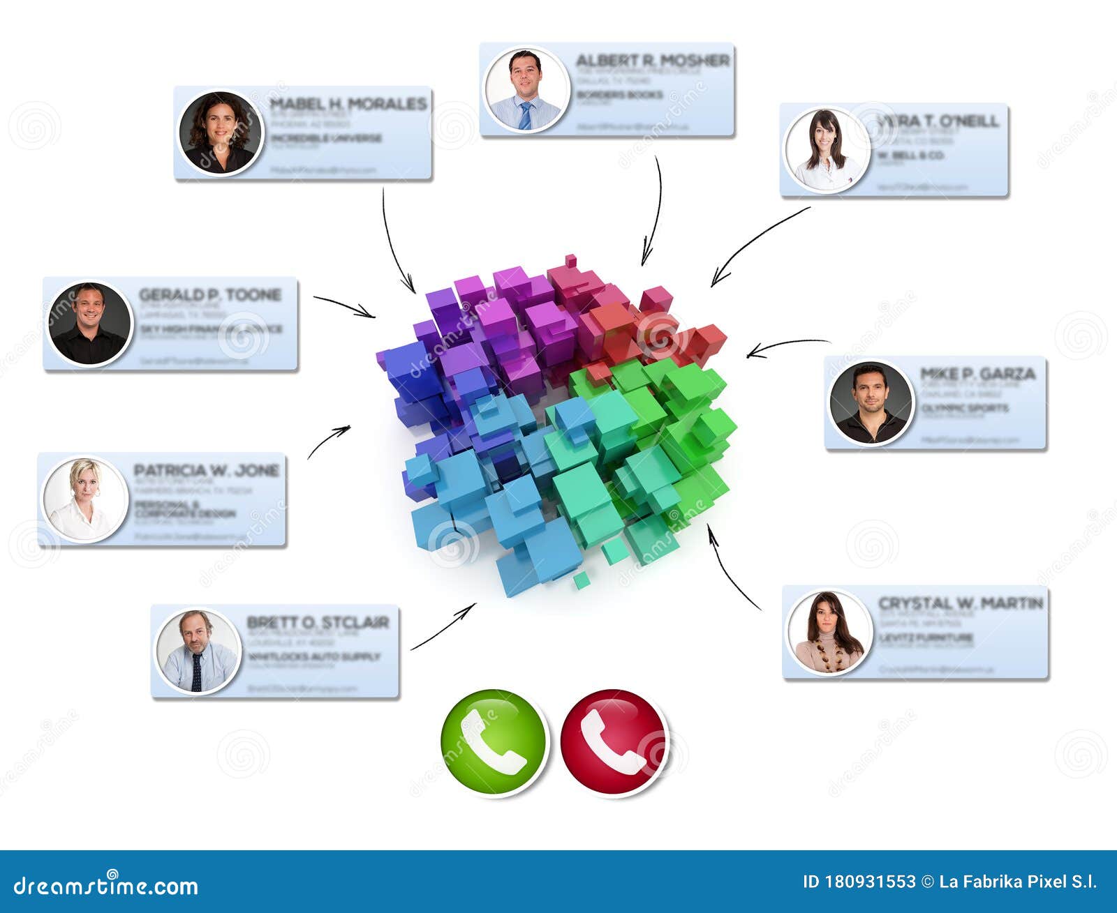 Video Call in a Colorful Abstract Background Stock Image - Image of ...