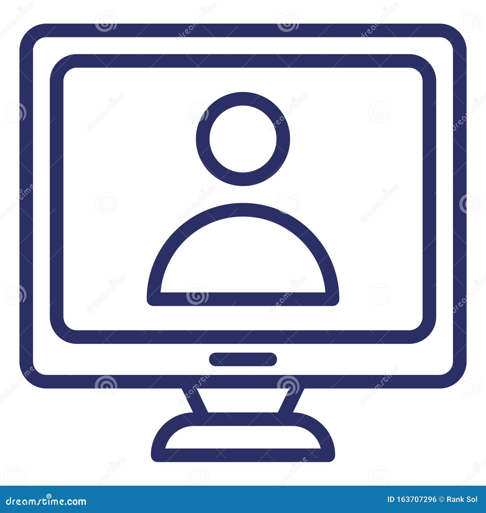 Video Call Isolated Isolated Vector Icon Easily Editable Easily ...