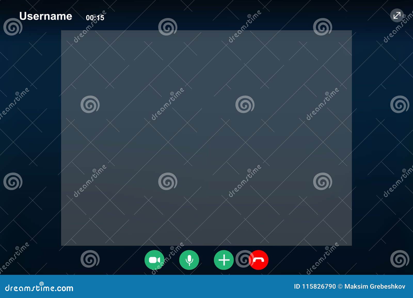 Video Call Icon. Video Chatting On Computer PC Monitor Screen Outline ...