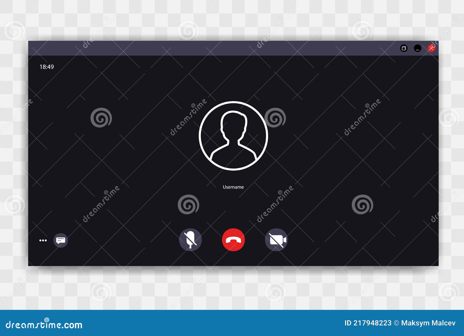 Video Call Screen Template. Videocall Interface. Online Webinar or ... Video Call Screen Template. Videocall Interface. Online Webinar or ...