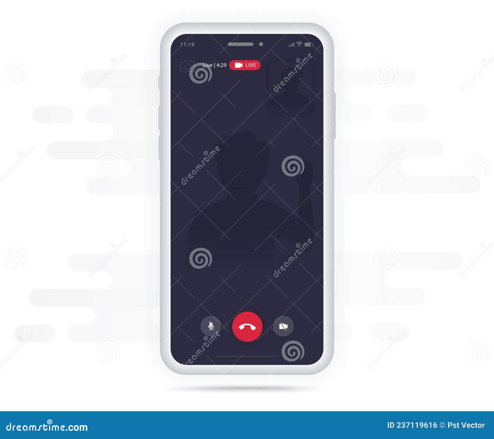 Video Call Video Conference UI Application Design Concept Mockup, Chat ... Video Call Video Conference UI Application Design Concept Mockup, Chat ...