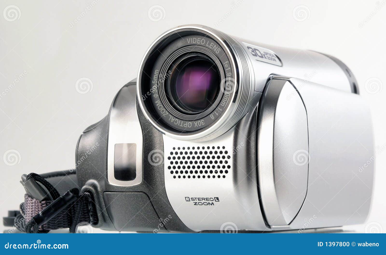 Video camera stock photo. Image of attention, shoot, flash - 1397800