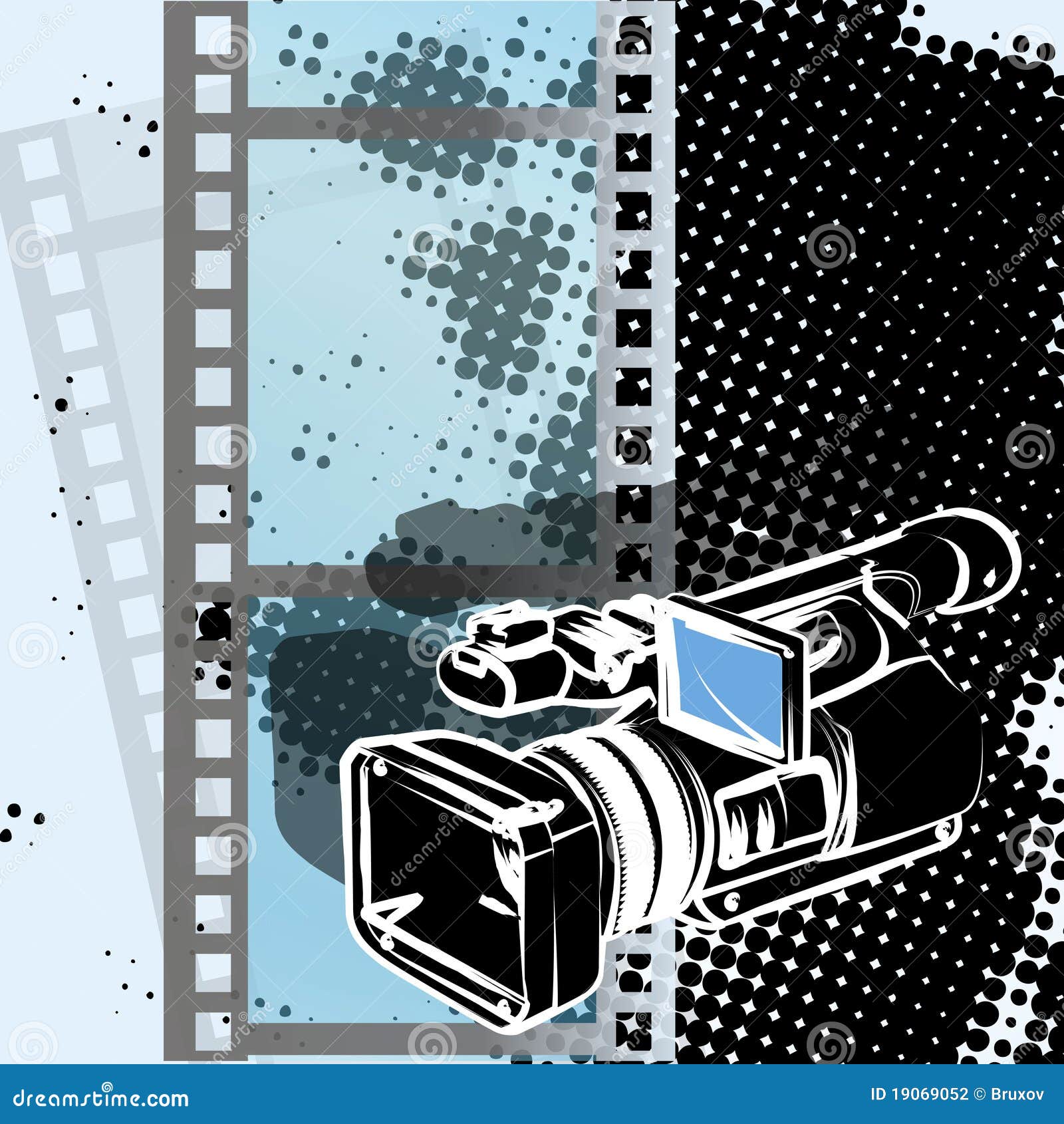 Video camera stock vector. Illustration of graphic, multimedia - 19069052