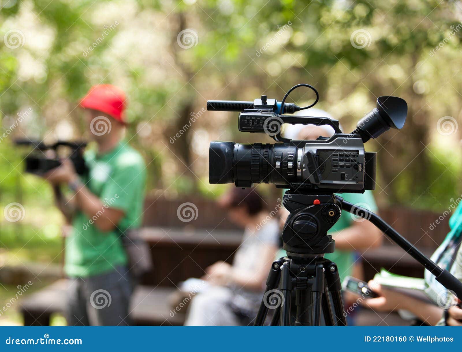 Video camera stock photo. Image of medium, public, video - 22180160