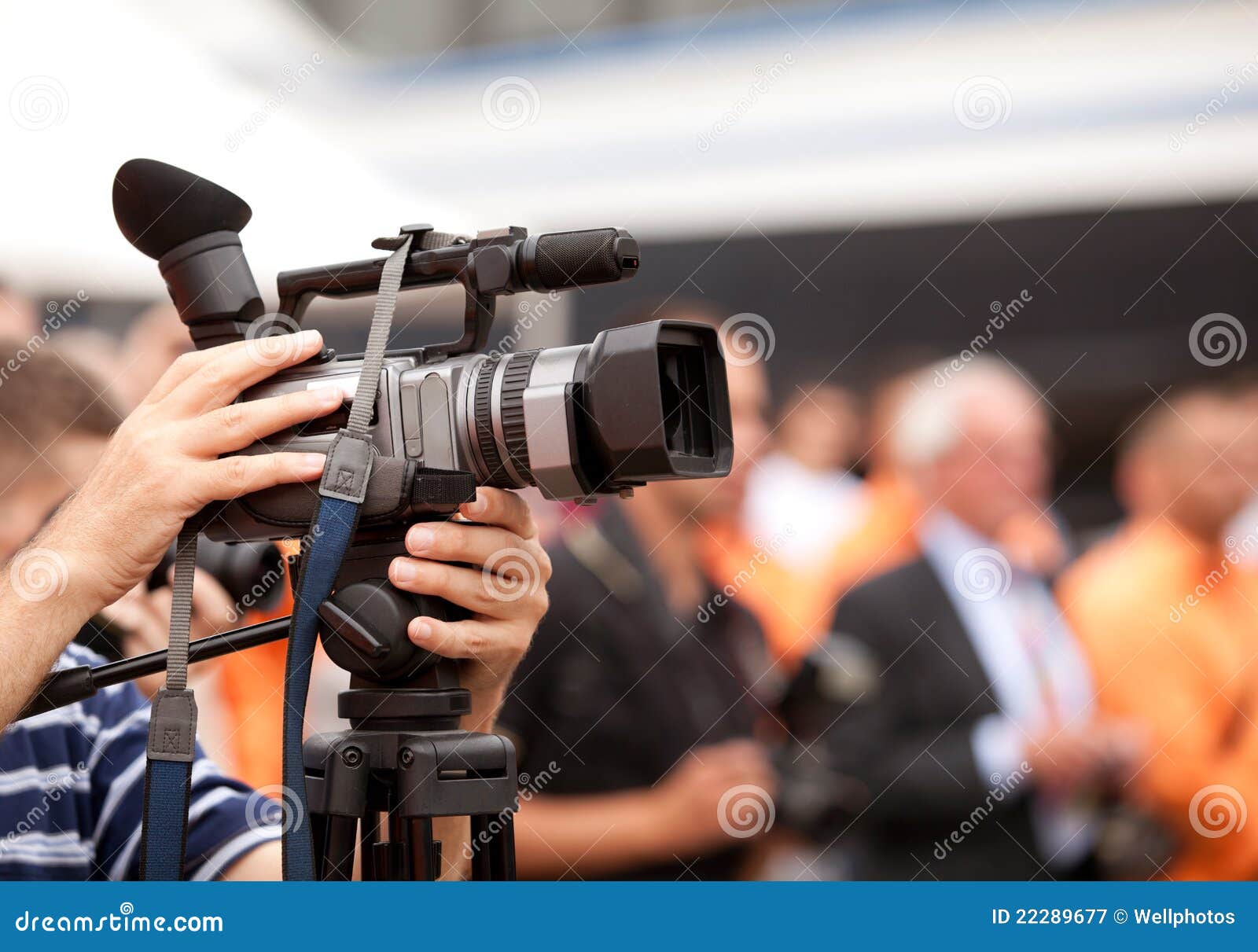 Video camera stock image. Image of camera, equipment - 22289677
