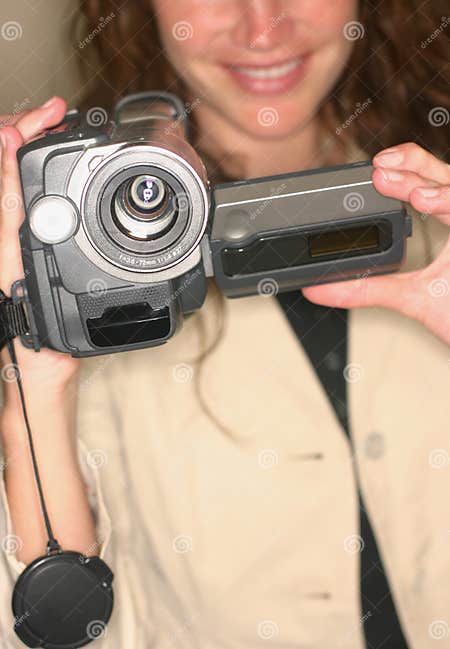 Video camera stock photo. Image of filming, taping, expression - 63778