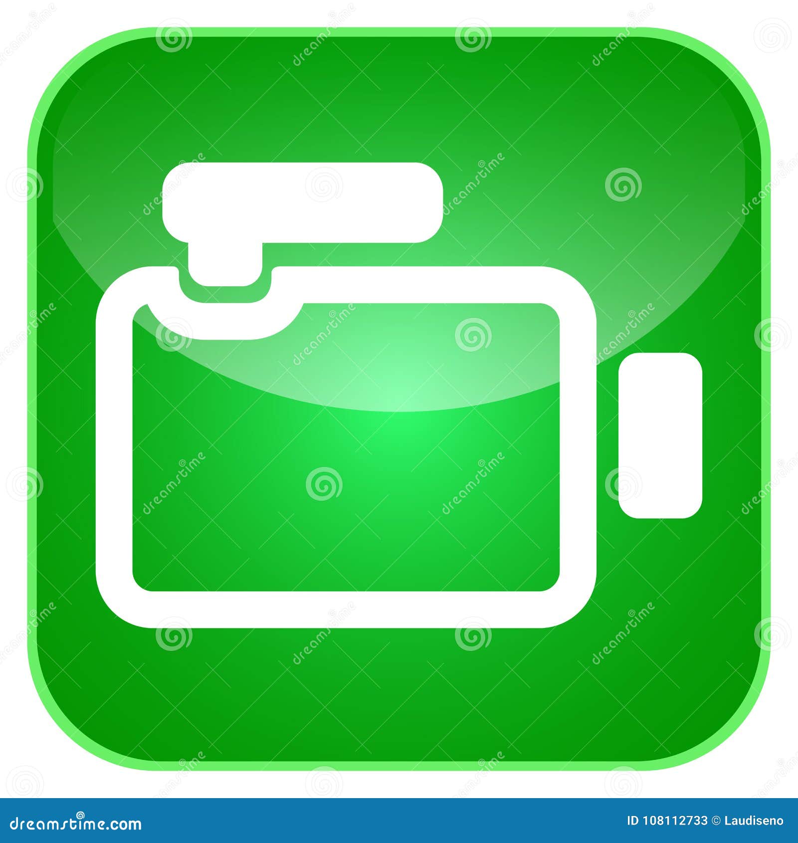 Video camera app icon stock vector. Illustration of service - 108112733