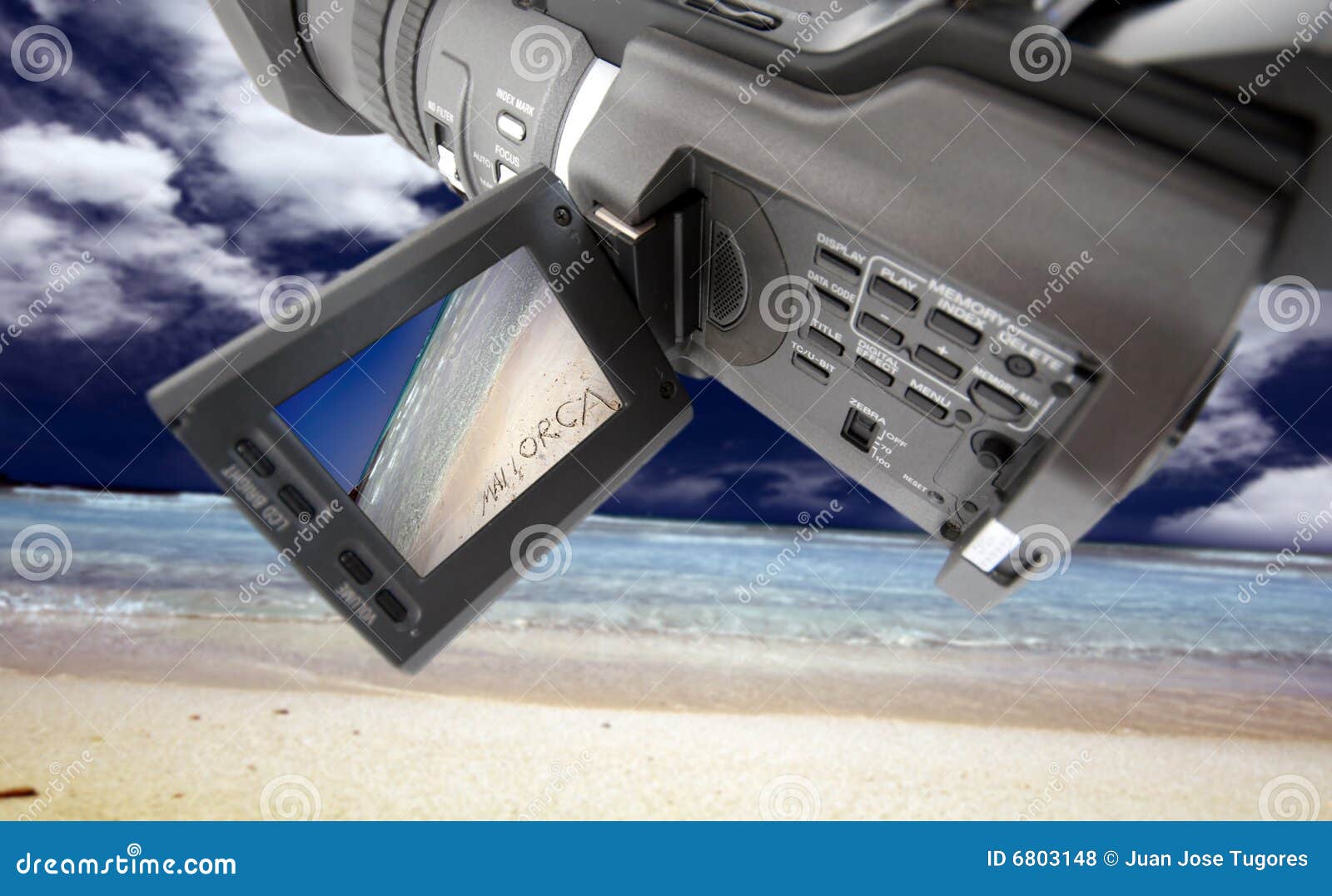 Video camera at beach stock photo. Image of breakers, buttons - 6803148