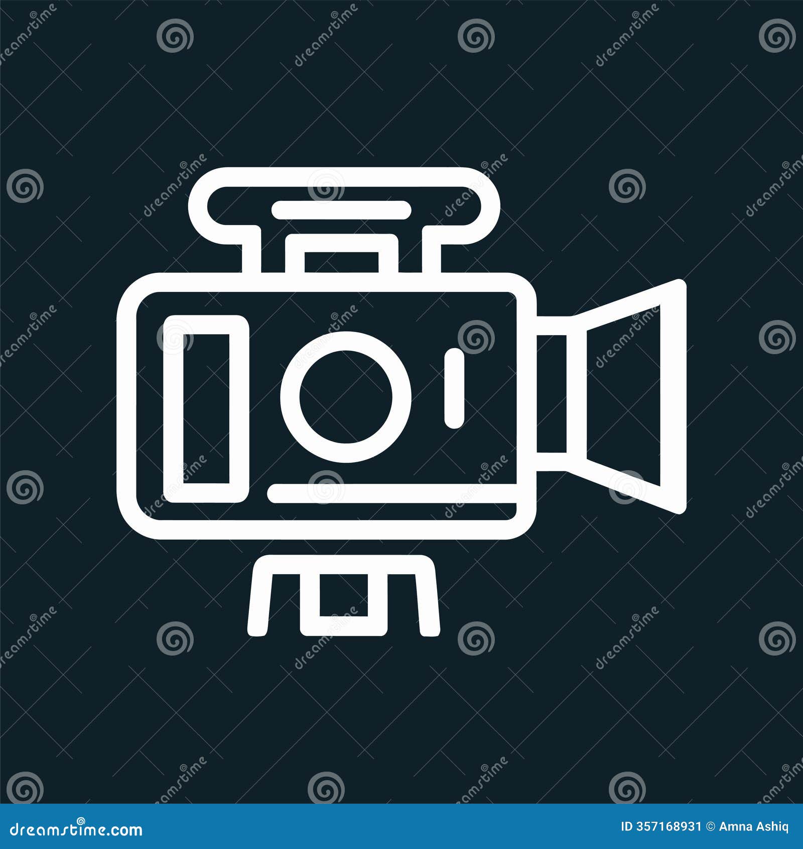 A Video Camera and Camera Icon, Logo Design, Vector Illustration. Stock ...