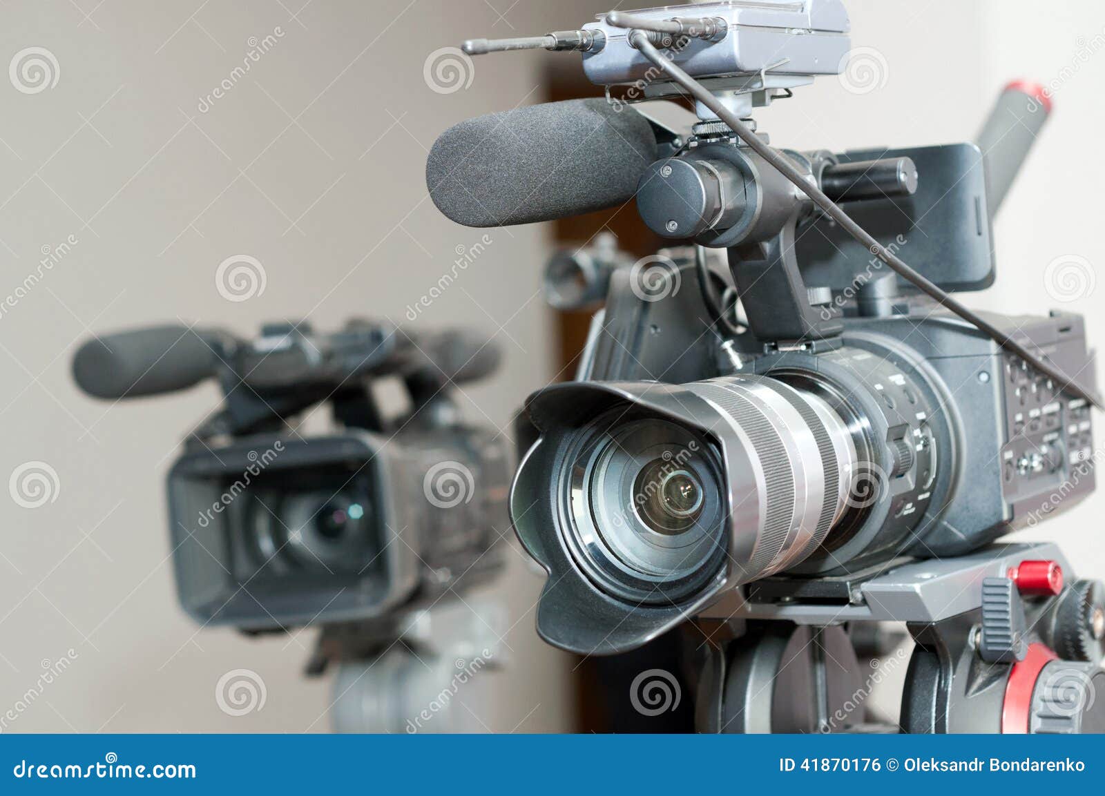 Video camera stock photo. Image of camera, conference - 41870176