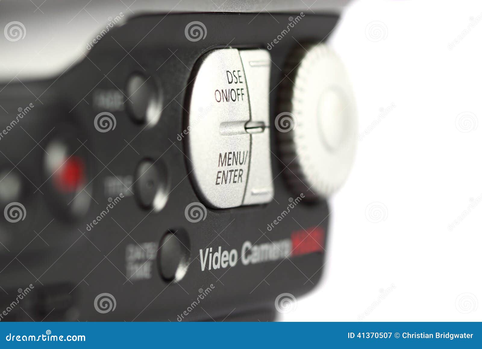 Video camera controls a stock image. Image of options - 41370507