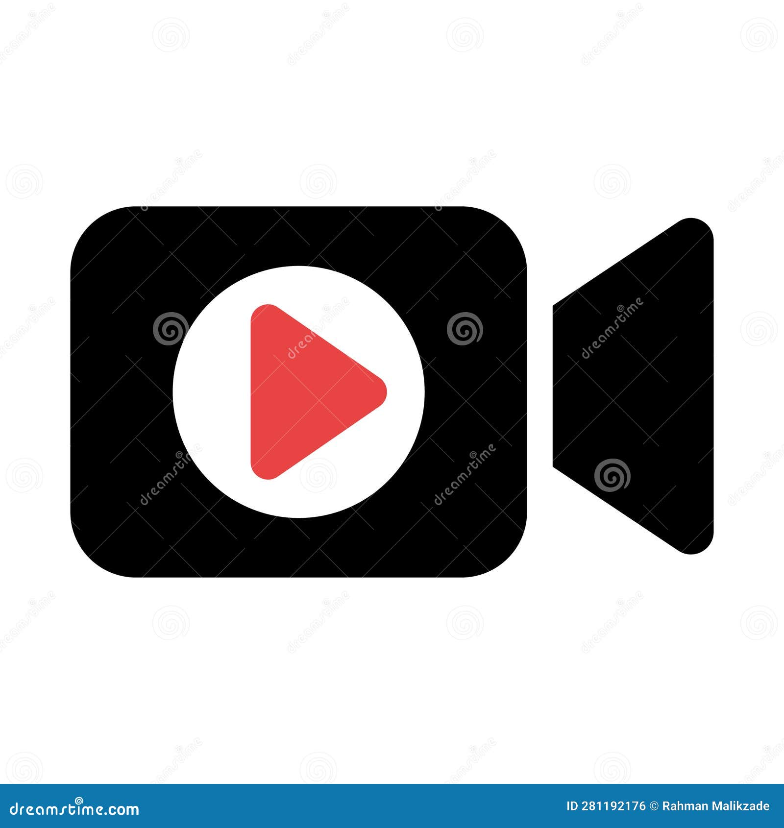 Video Camera, Currently Recording or Rec. Video Rec Vector Illustration ...