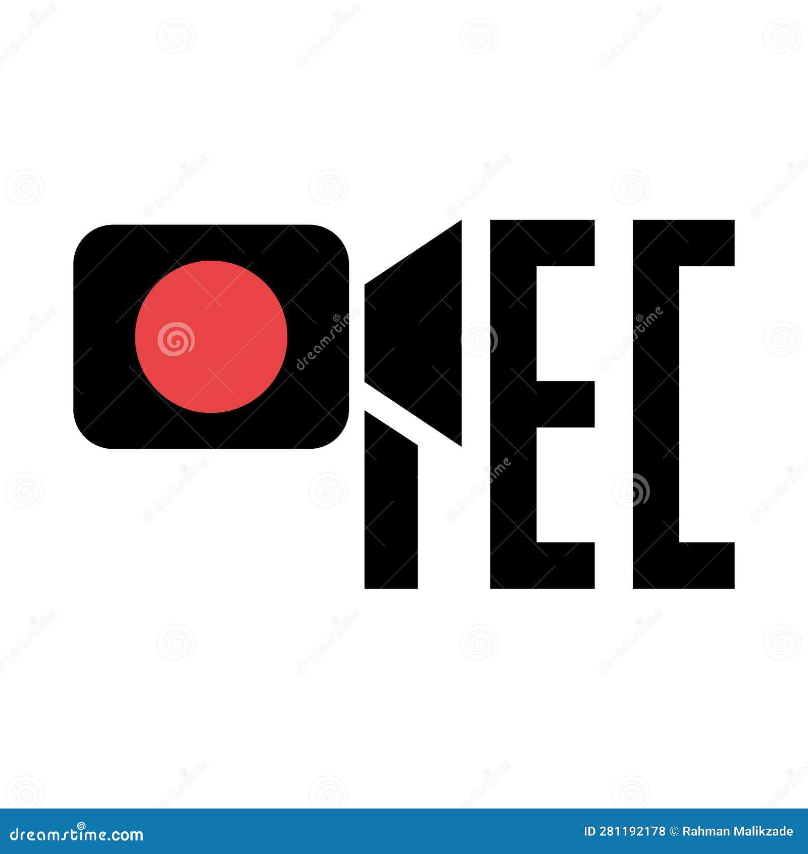 Video Camera, Currently Recording or Rec. Video Rec Vector Illustration ...