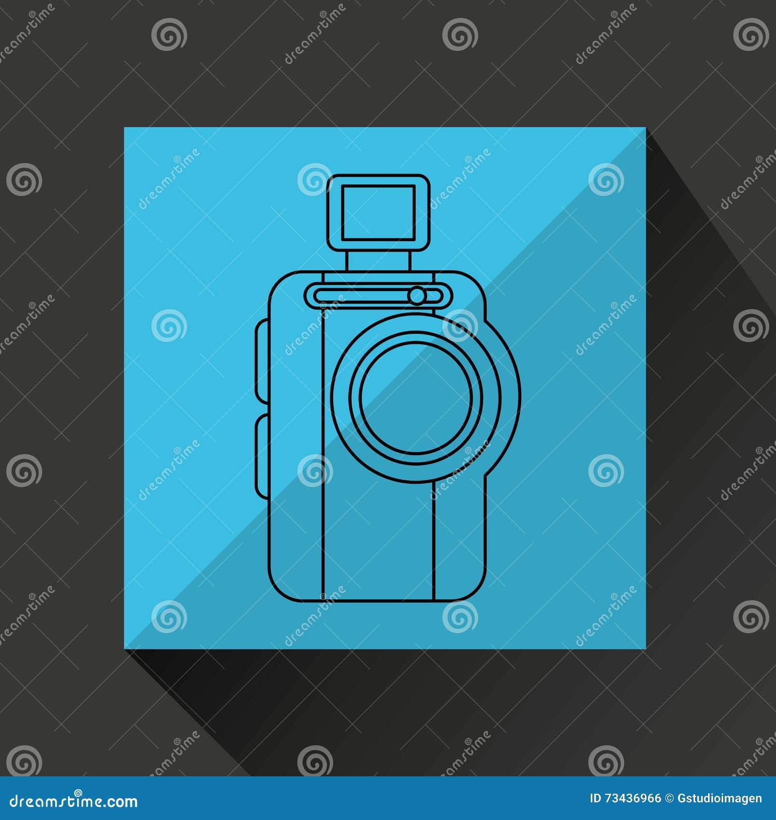 Video camera design stock illustration. Illustration of business - 73436966