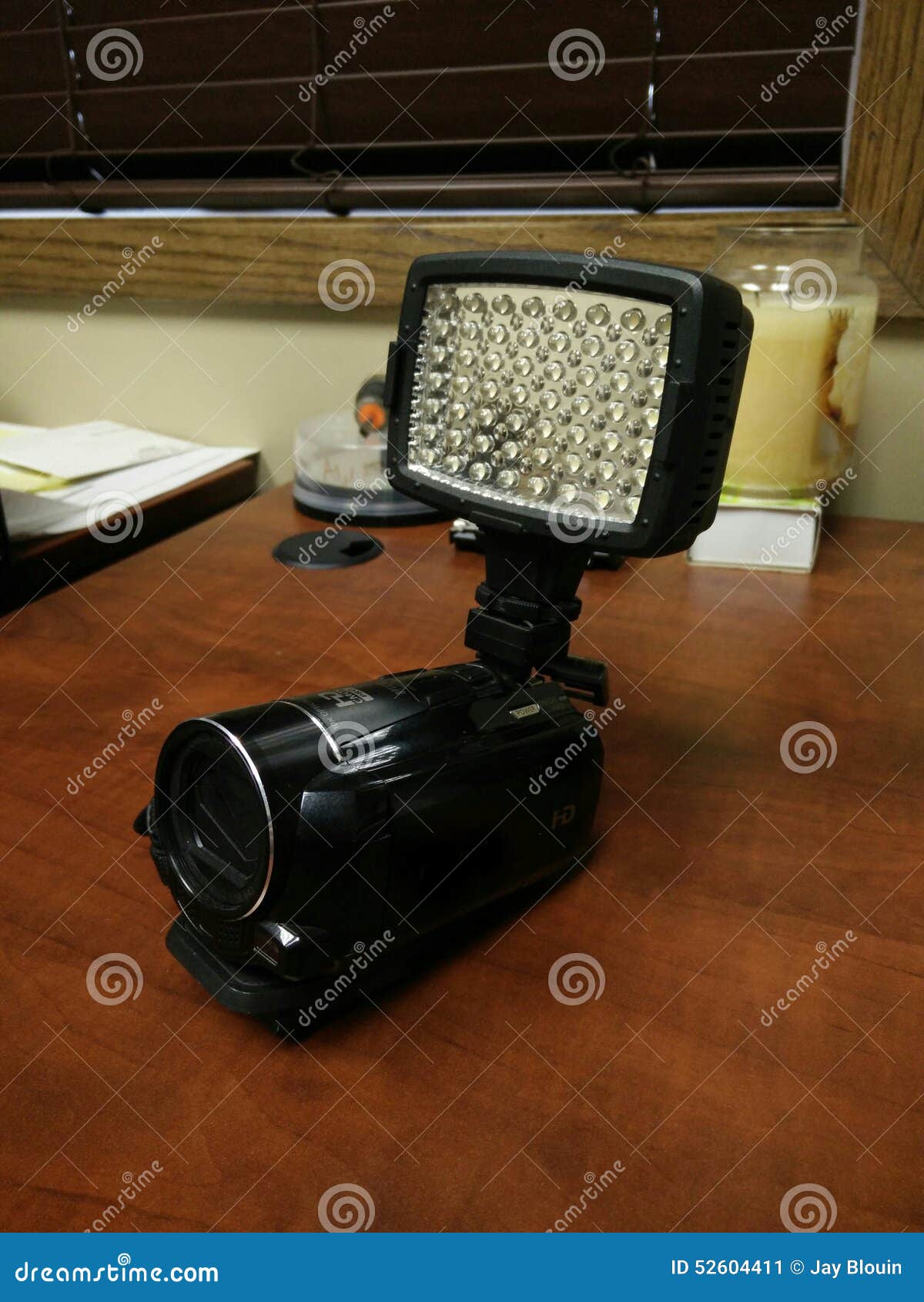 Video Camera on Desk editorial photo. Image of desk, camcorder - 52604411