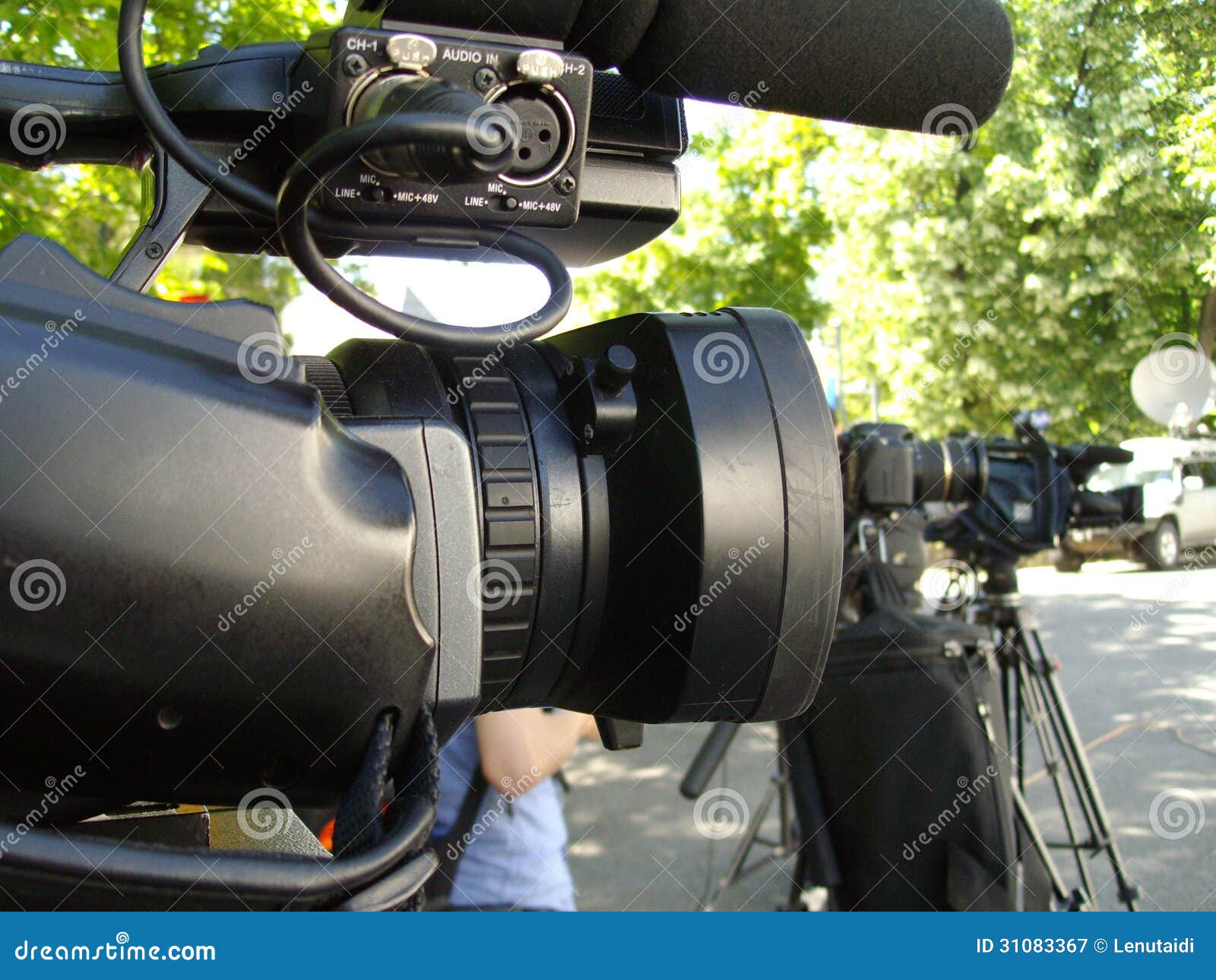 Video camera stock image. Image of conversation, breaking - 31083367