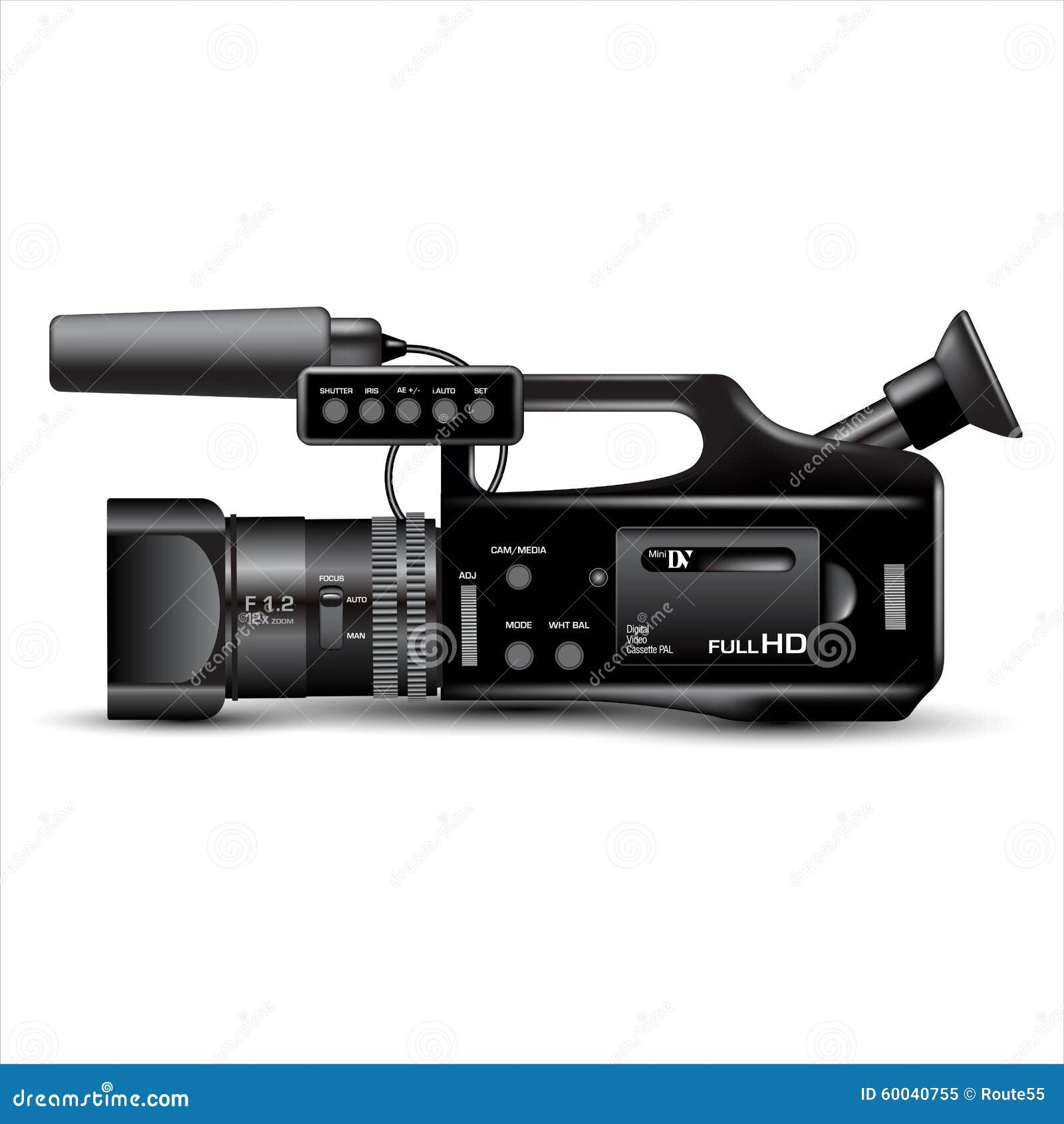 Video camera stock vector. Illustration of design, cinema - 60040755