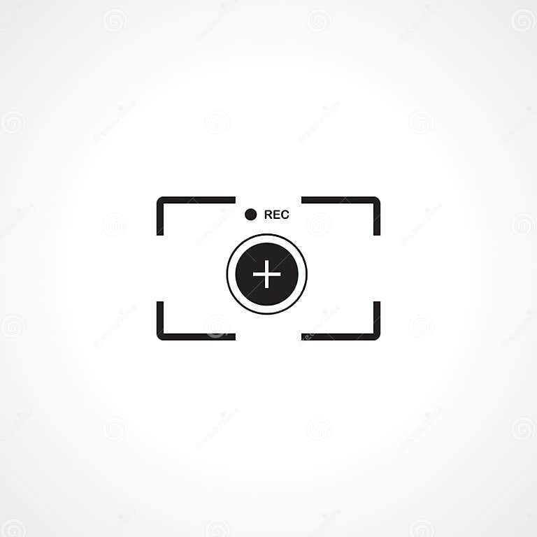 Video Camera Focusing Icon. Video Camera Focusing Simple Vector Icon ...