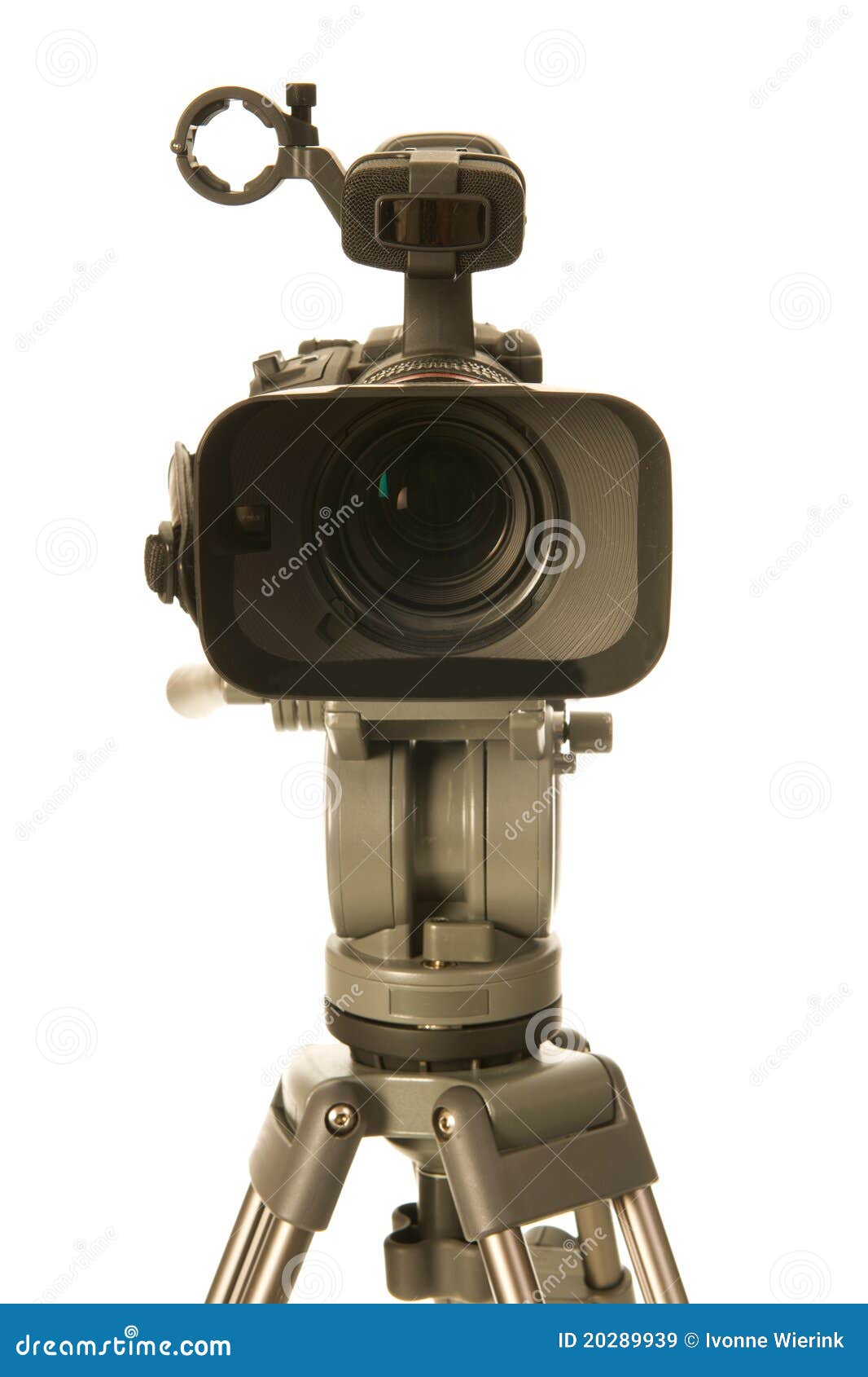 Video Camera Front View Royalty Free Stock Images - Image: 20289939