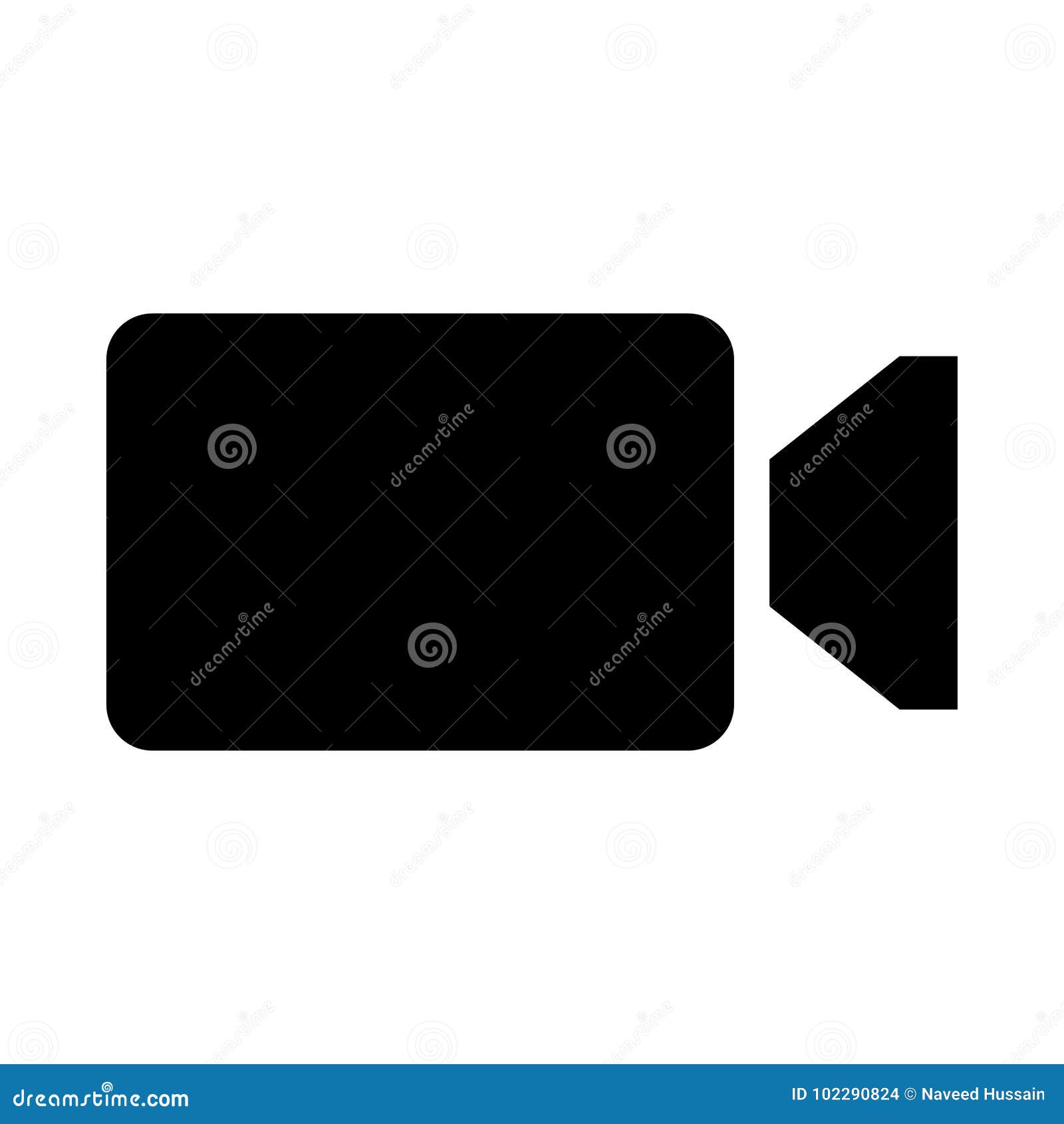 Video Camera Icon Vector Isolated On White Background, Logo Concept Of ...