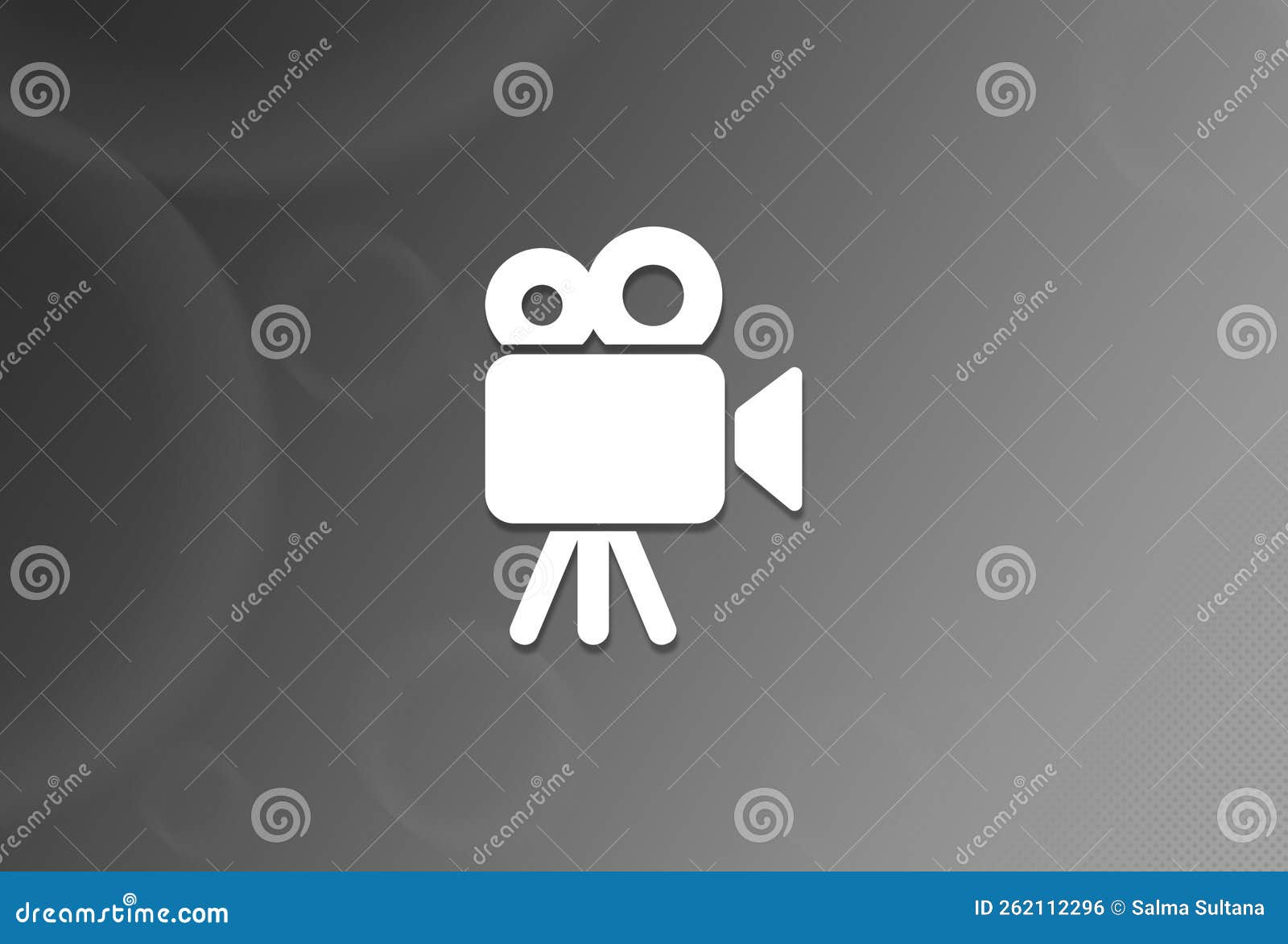 Video camera icon stock illustration. Illustration of feature - 262112296