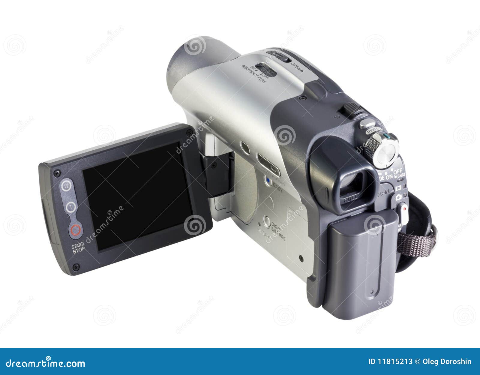 Video camera isolated stock image. Image of white, industry - 11815213