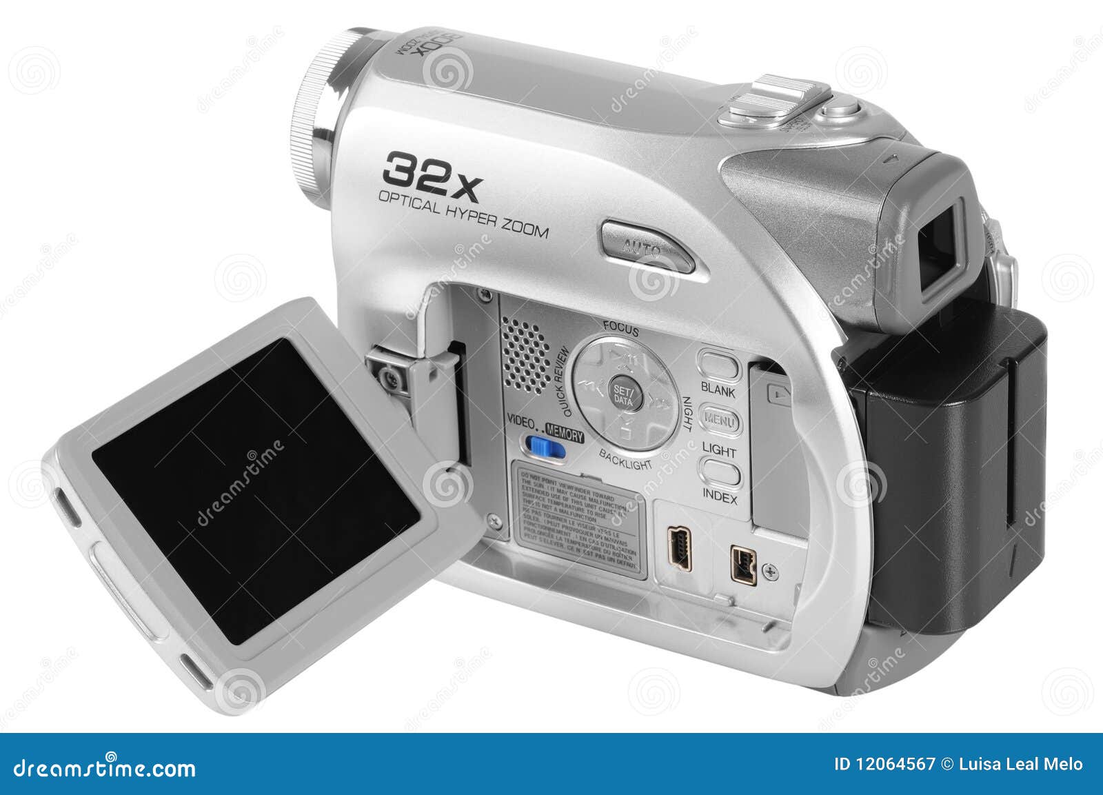 Video camera. Isolated stock image. Image of digital - 12064567